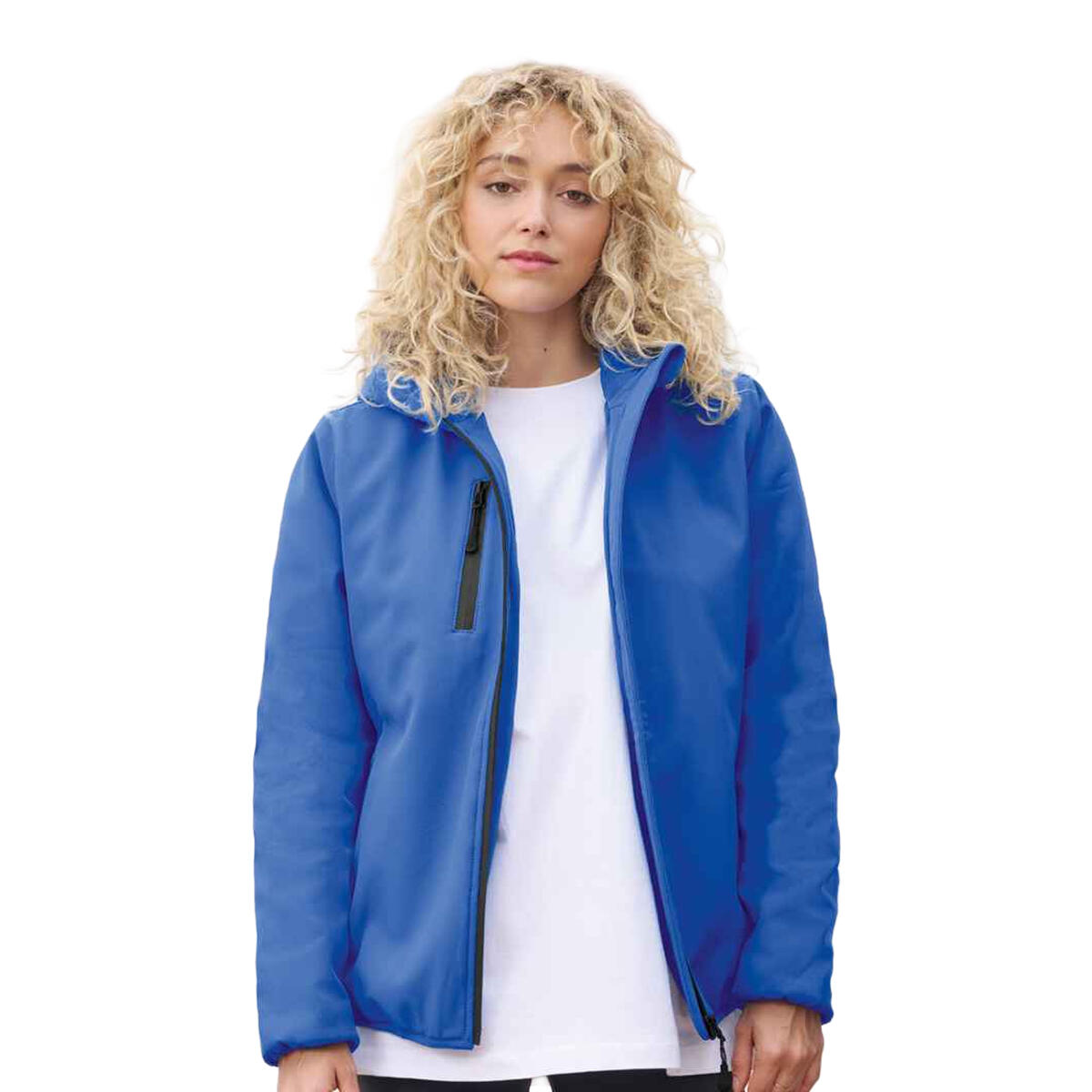 Womens/Ladies Falcon Padded Soft Shell Jacket (Royal Blue) | Decathlon