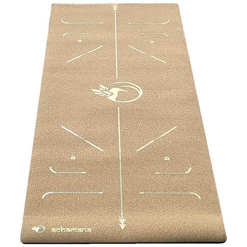 Tapis de yoga liège, nouveau concept 3 plis 6mmx68cmx1,83m Bodylines ...