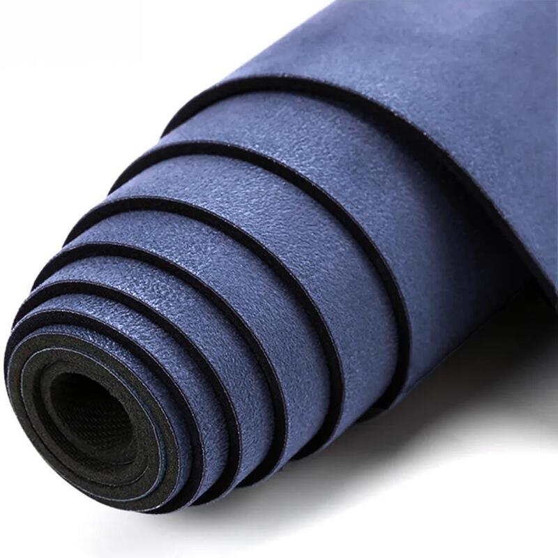 Tapis yoga confort 5mm, gomme-microfibre toucher daim +Sac en liège - 7 ...