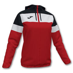 Joma Damen Regenjacke Crew IV – Rot/Schwarz, 2XS | JOMA | Decathlon.ch
