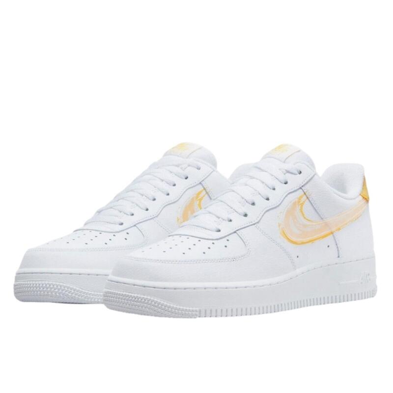 NIKE Air Force 1 Low 07' Brushstroke Solar Flare - Decathlon