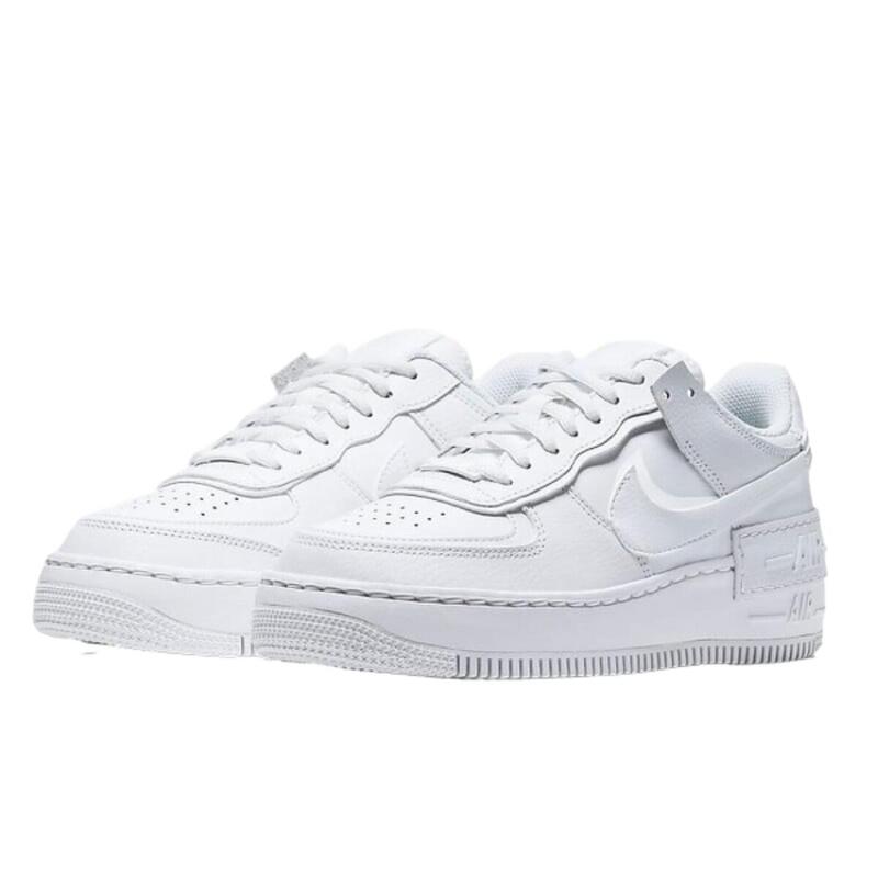 NIKE - Pantofi Nike Air Force 1 Shadow albi pentru femei | Decathlon