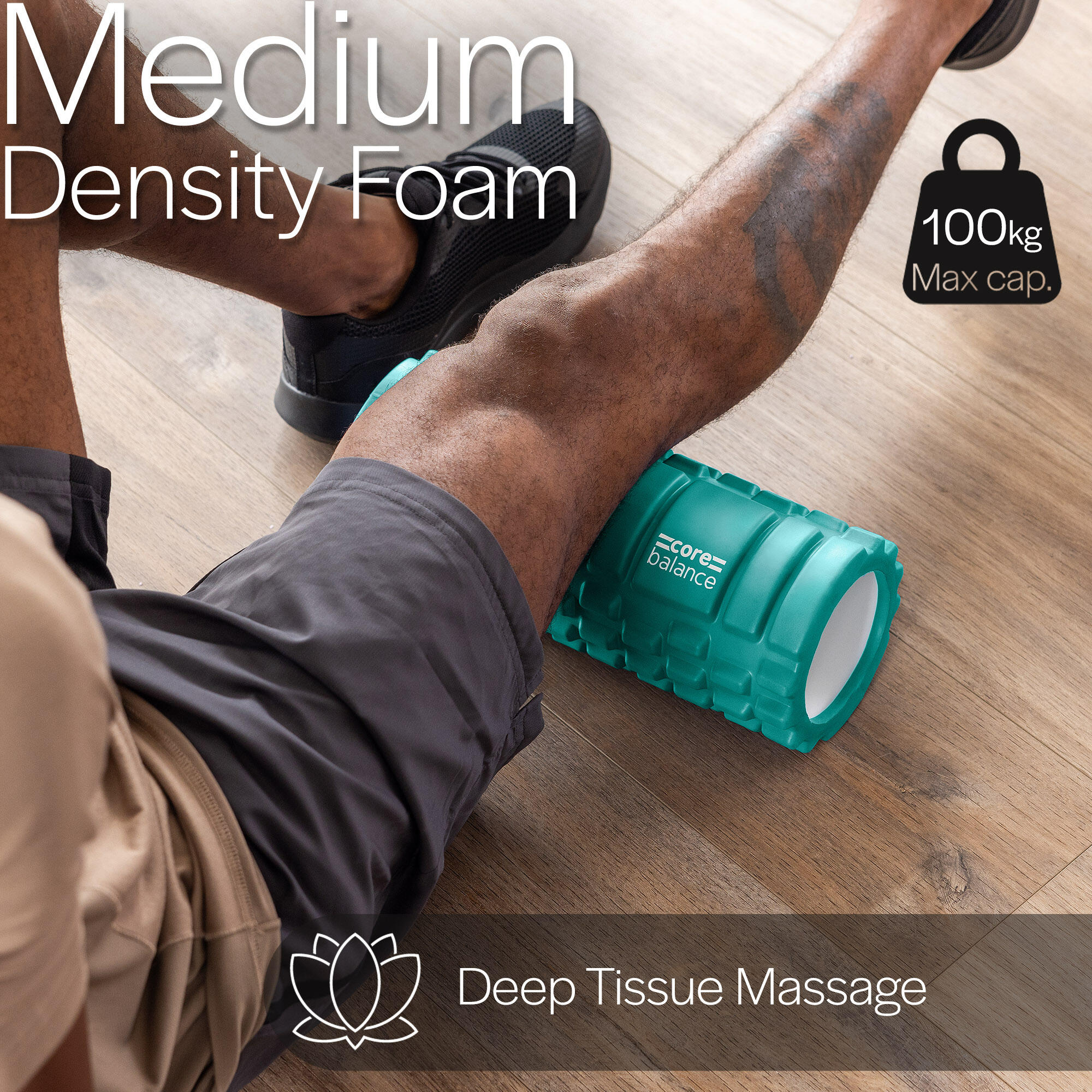 Foam Massage Roller Grid Trigger Target Point Gym Fitness Physio Rehab ...