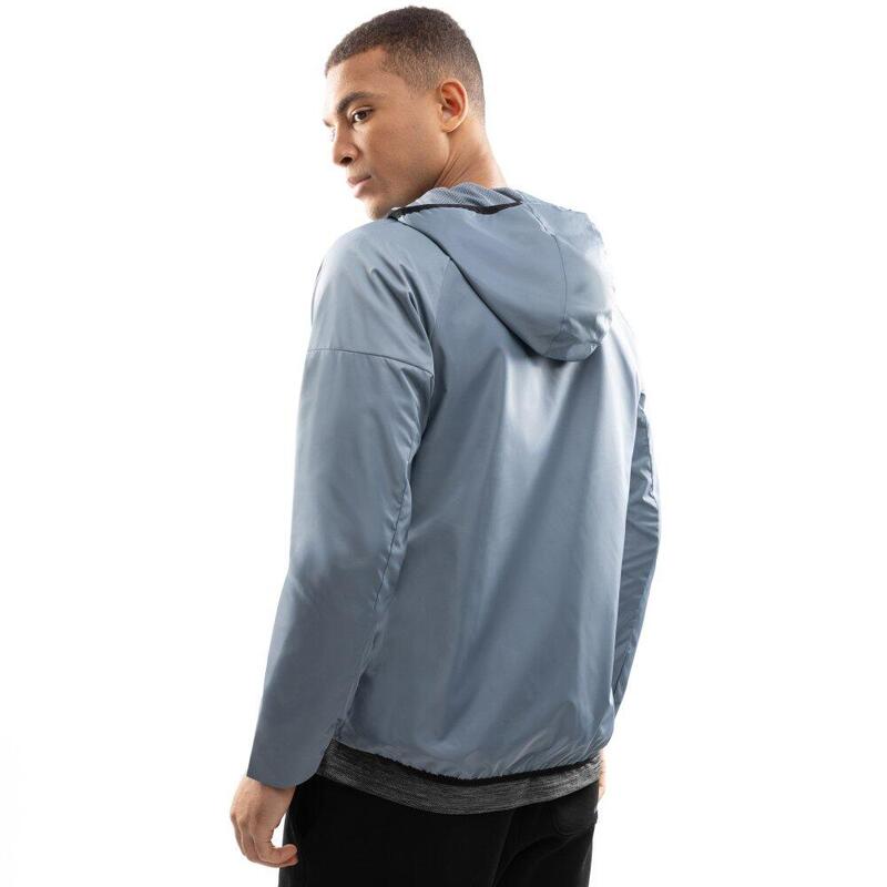 Men Fitness Férfi edzős széldzseki Evolve Kék SIROKO - Decathlon