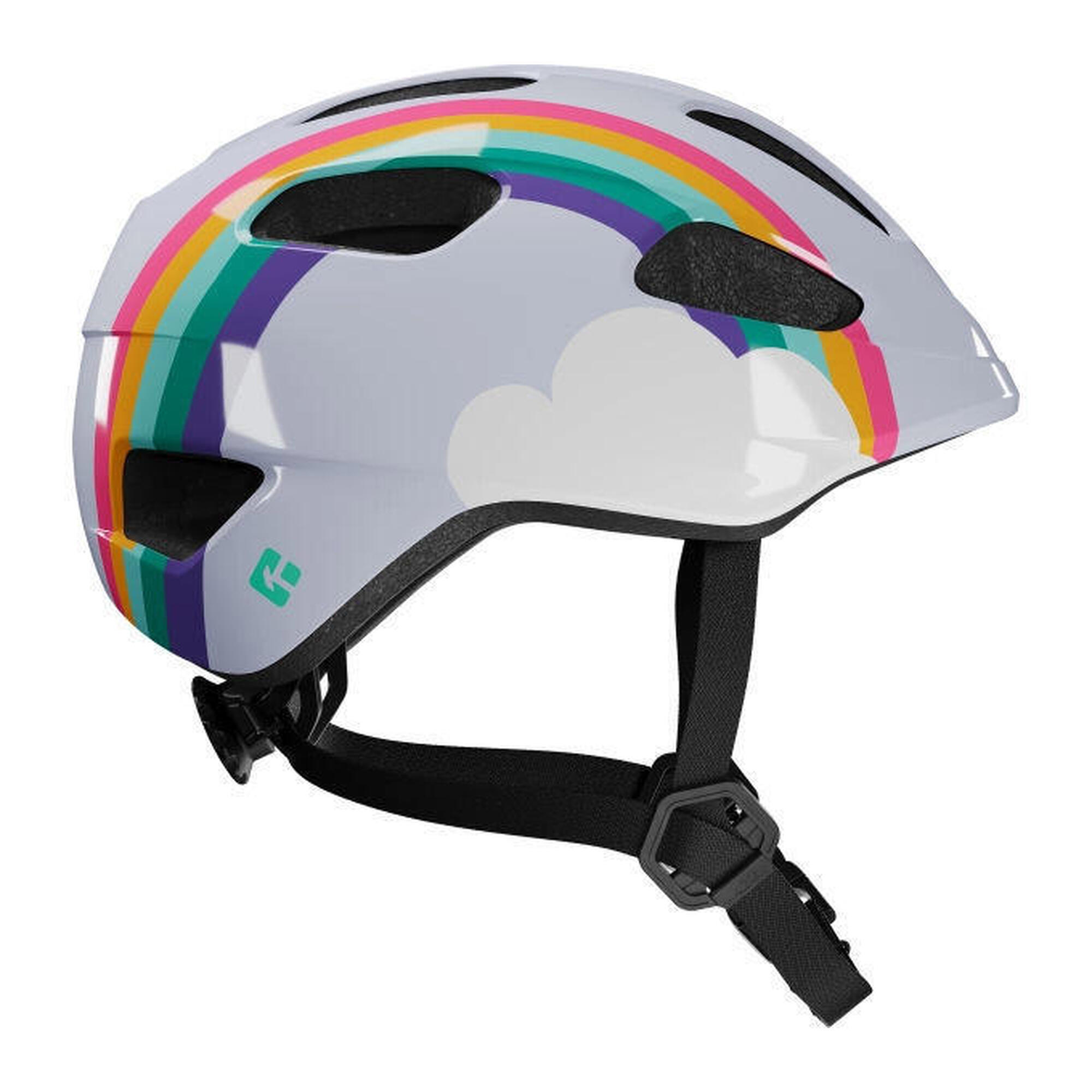 Casque vélo enfant Pnut 2.0 KinetiCore, Rainbow LAZER - Decathlon