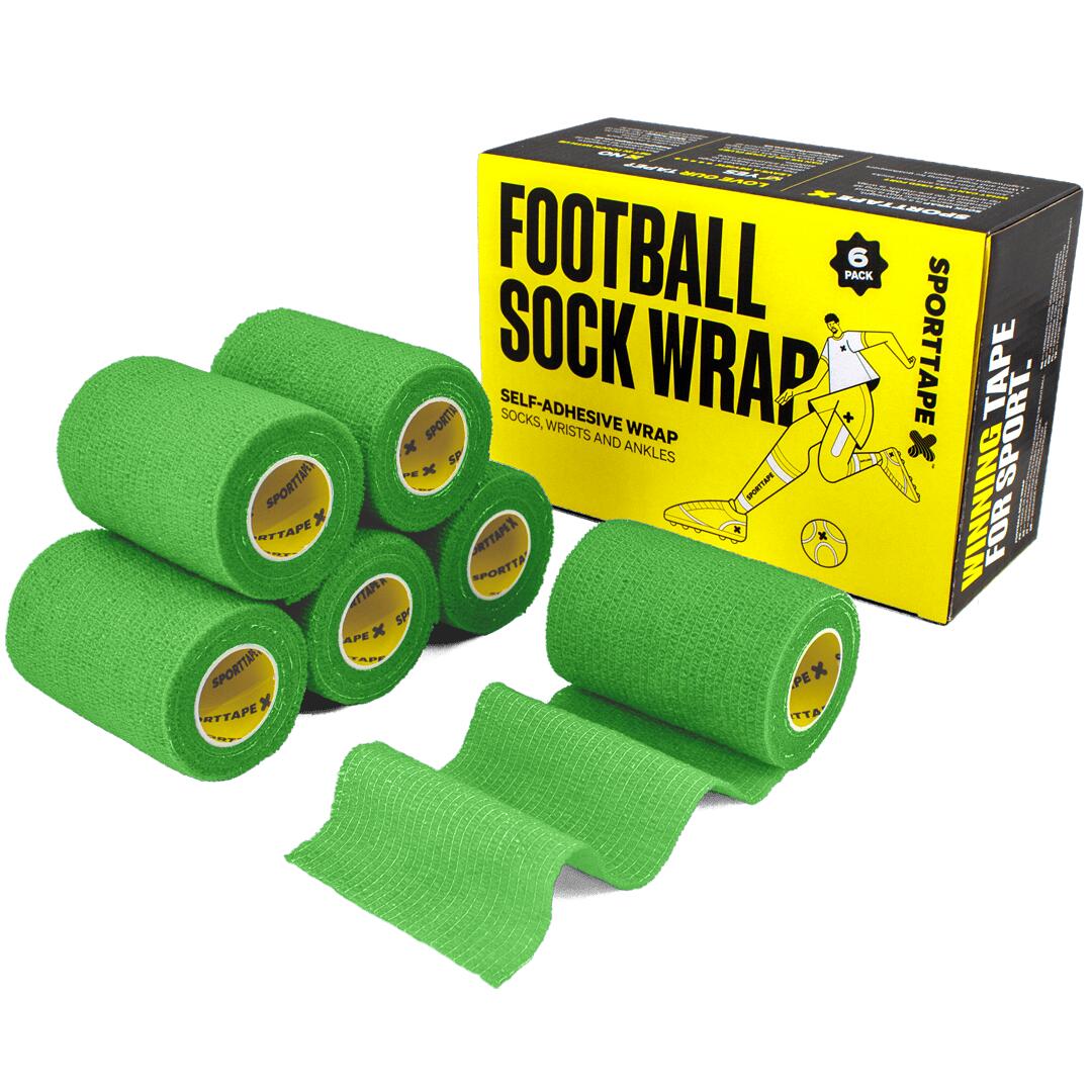COHESIVE BANDAGE - 7.5CM x 4.5M - GREEN - PACK OF 6 ROLLS | Decathlon