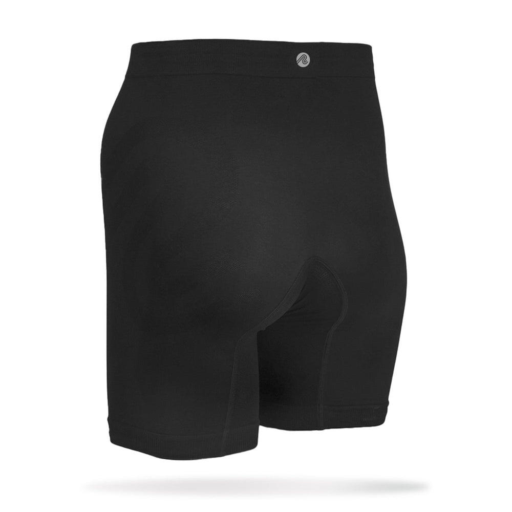 Men's Running Long Boxer - Black (L) RUNDERWEAR | Decathlon