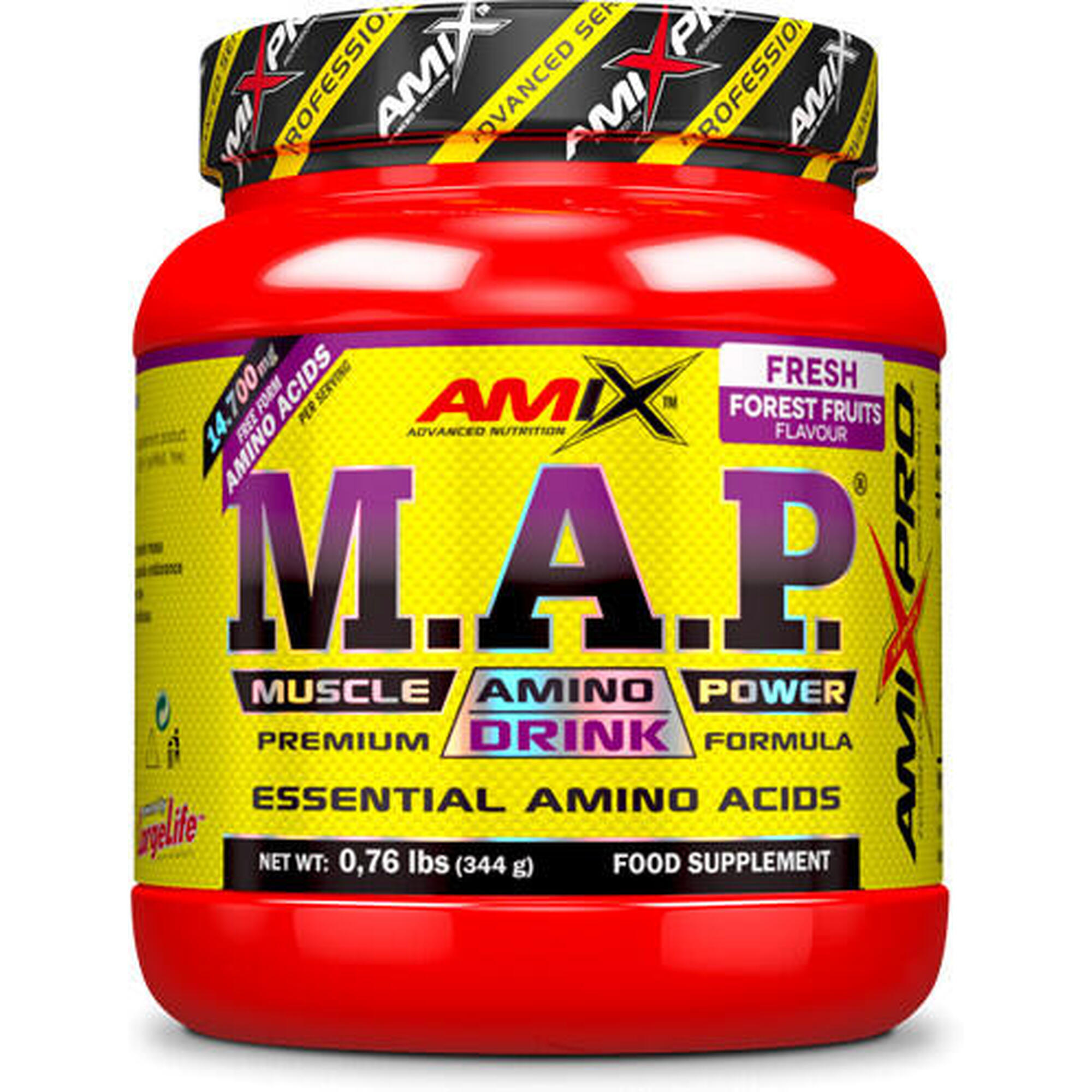 Map Muscle Powder - 344g Ananas Mangue de AmiXpro® series AMIX | Decathlon