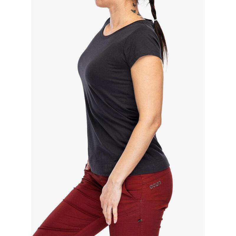 T‑shirt femme Ocún Classic T 100% coton anthracite coupe regular 2 way ...