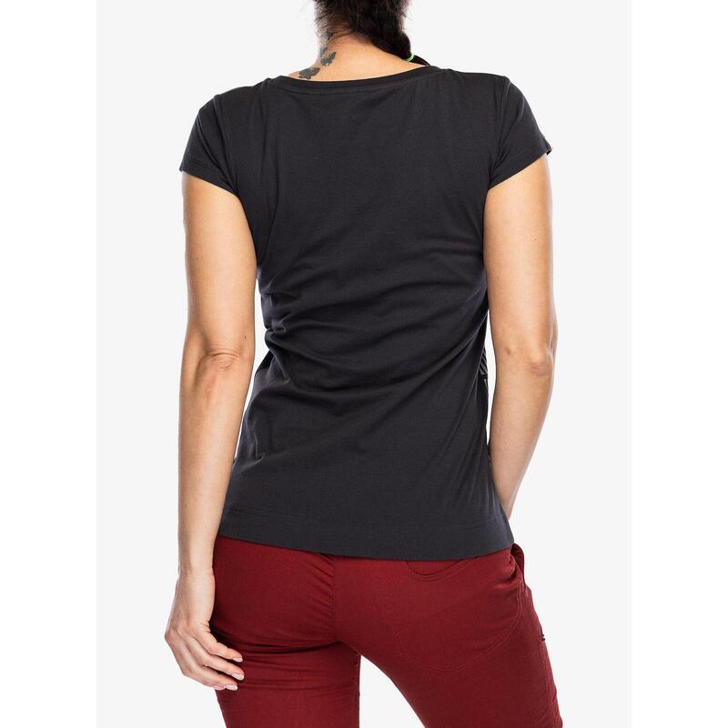 T‑shirt femme Ocún Classic T 100% coton anthracite coupe regular 2 way ...