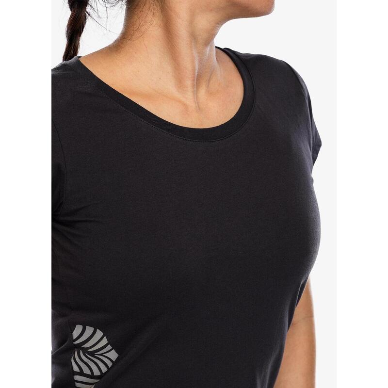 T‑shirt femme Ocún Classic T 100% coton anthracite coupe regular 2 way ...