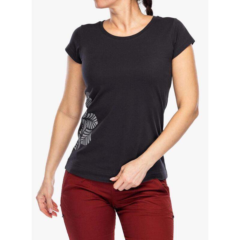 T‑shirt femme Ocún Classic T 100% coton anthracite coupe regular 2 way ...