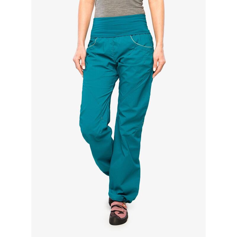 Pantalon d’escalade femme Ocún NOYA ECO Turquoise stretch écologique ...