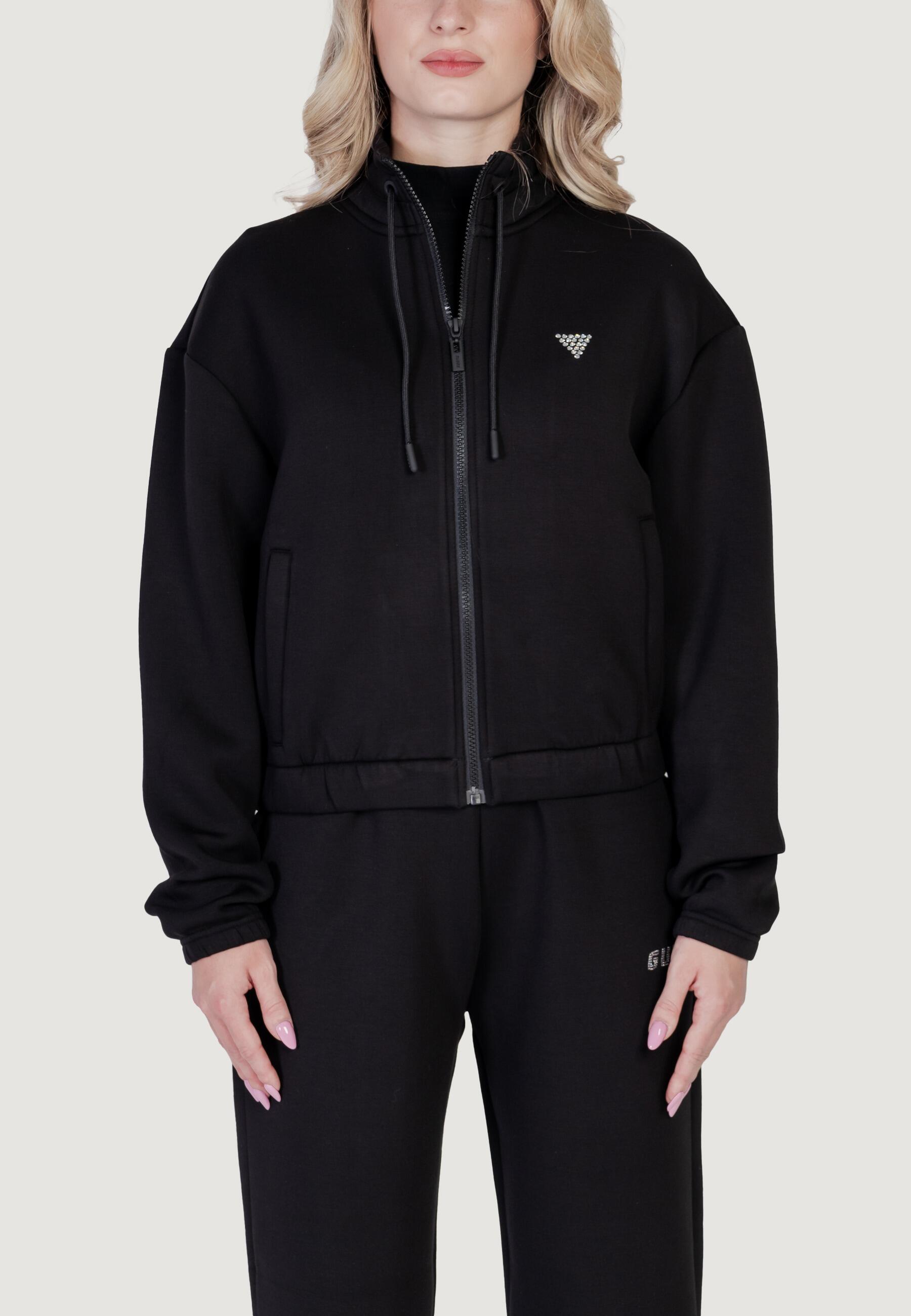 Felpe Donna CECILIA SCUBA ZIP Nero GUESS ACTIVE | Decathlon
