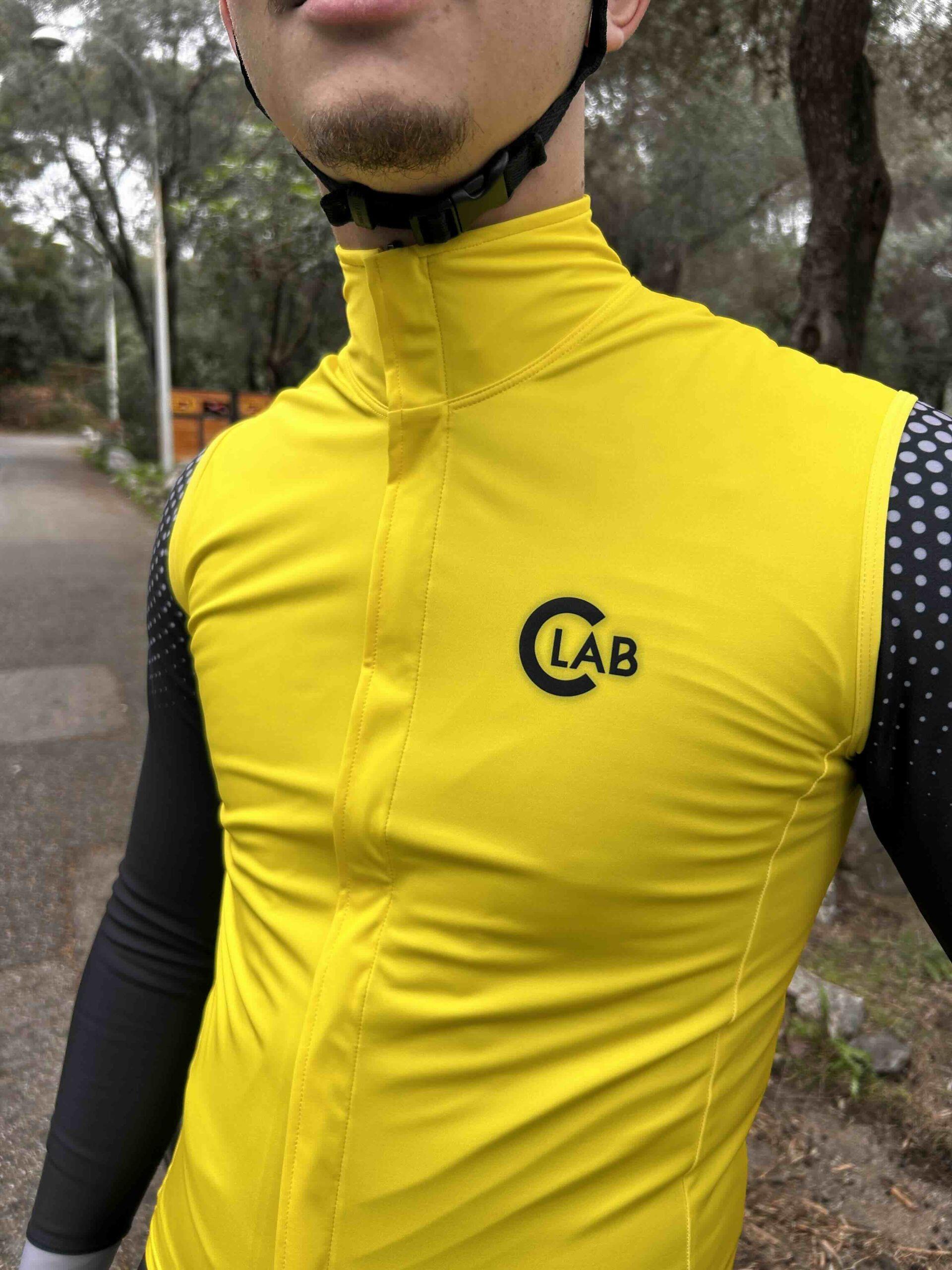 ALPS Men's Waterproof and Windproof Cycling Vest - Yellow C LAB | Decathlon