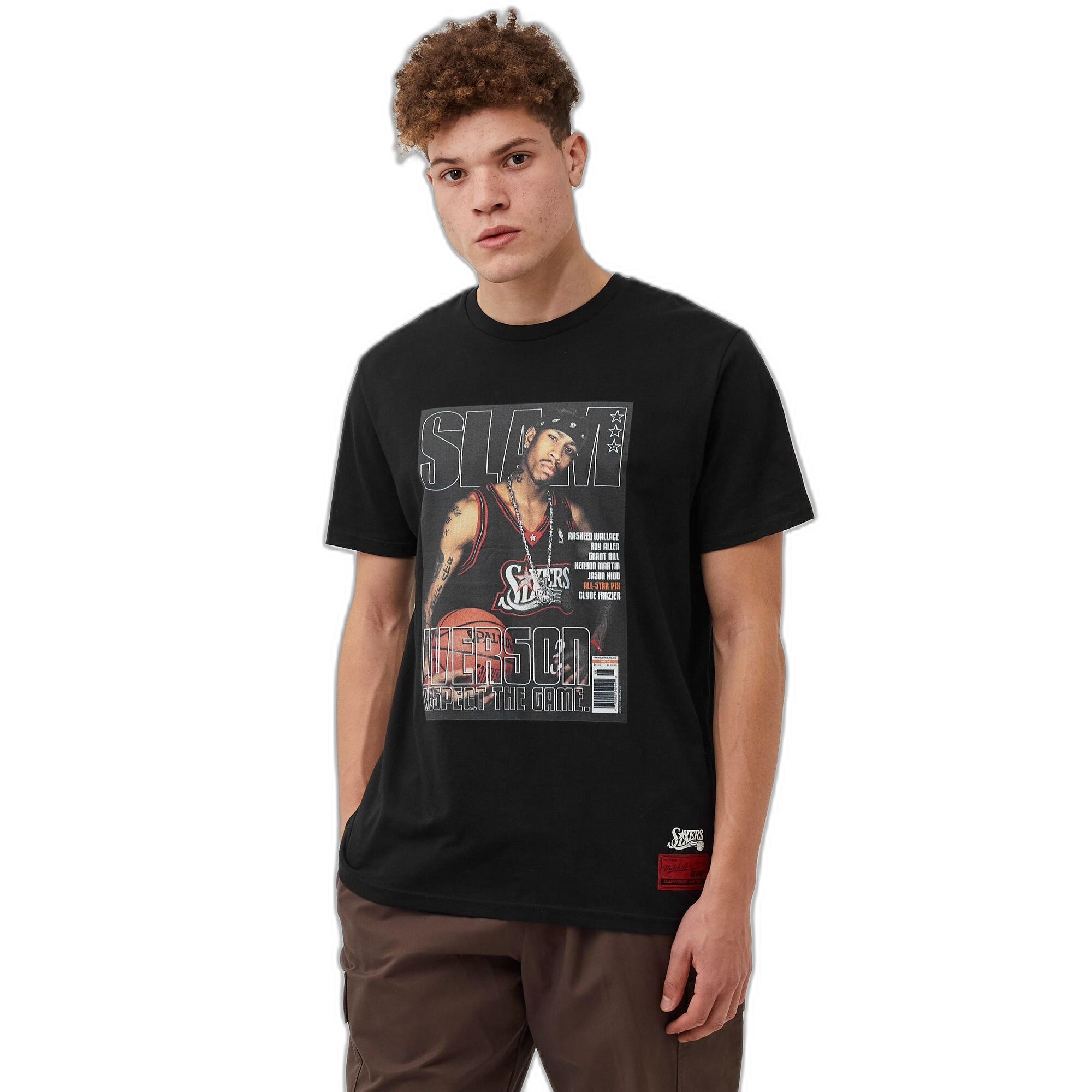 Maglietta Philadelphia 76ers NBA Slam Allen Iverson MITCHELL AND NESS ...