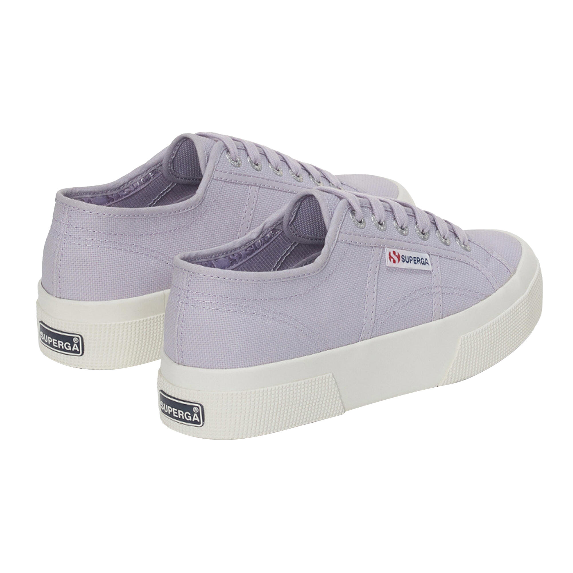 Womens/Ladies 2740 Lace Up Platforms (Light Violet/Avorio) | Decathlon