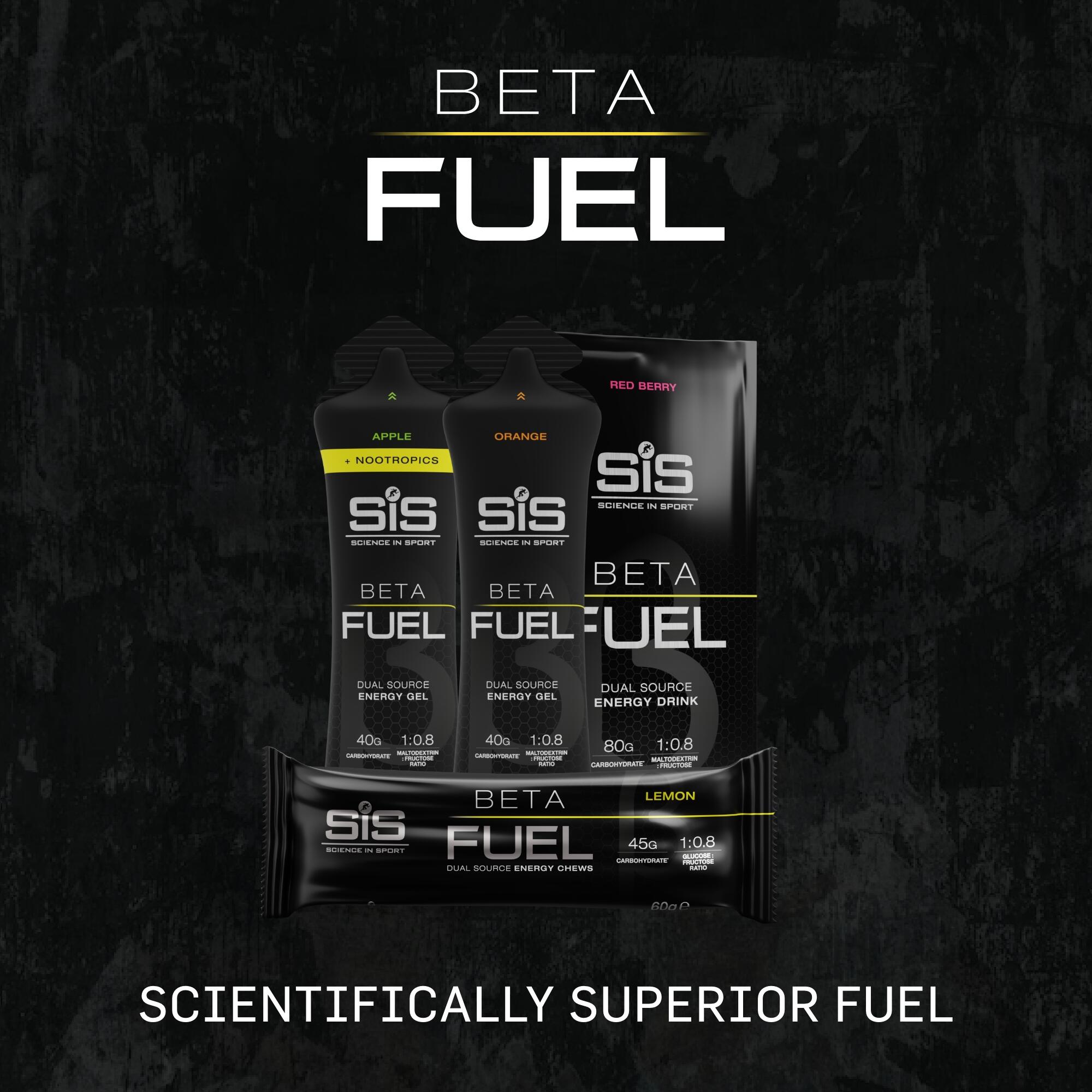 Beta Fuel Dual Source Energy Chews 60g - Orange - 20 Pack | Decathlon
