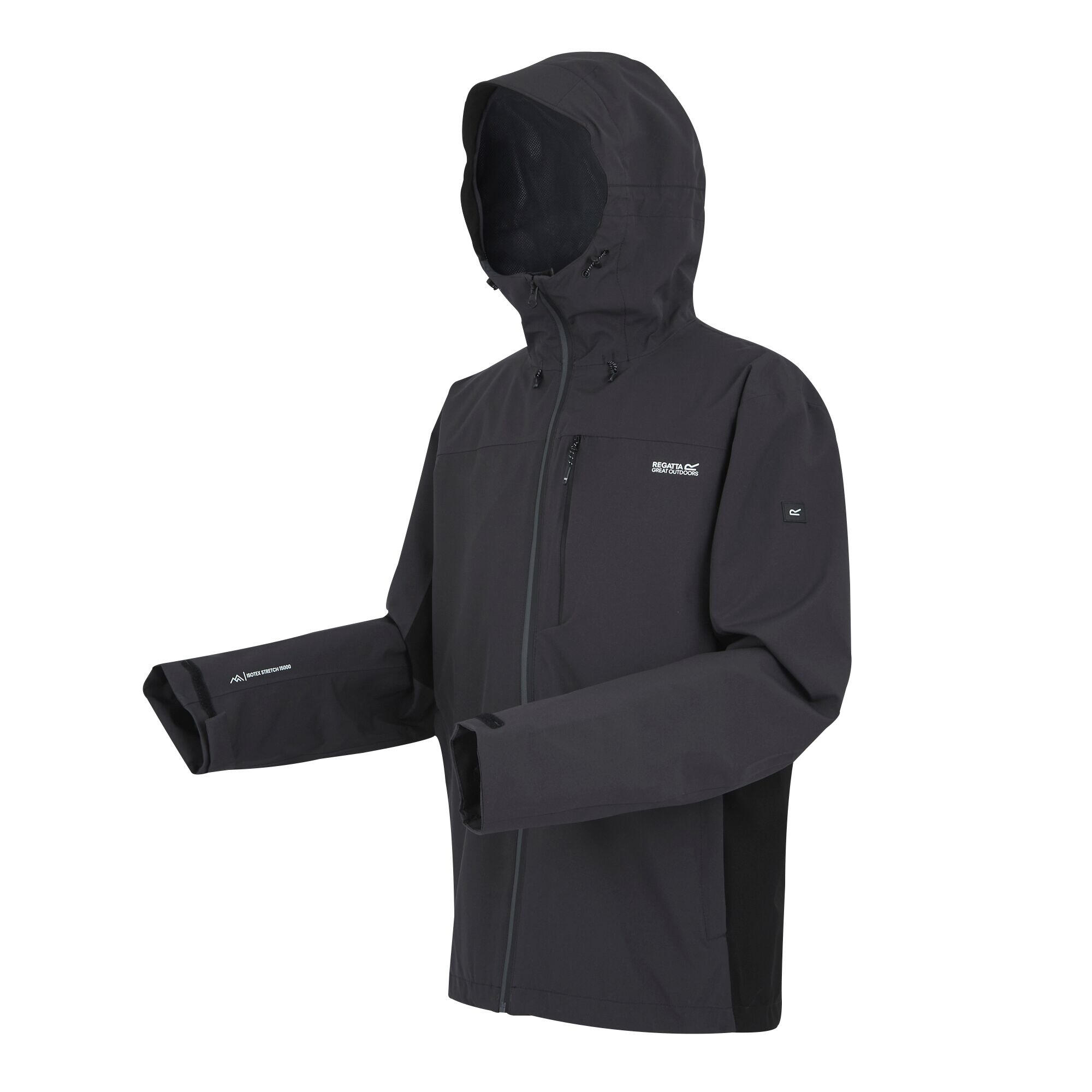 Mens Birchdale II Waterproof Jacket (Ash/Black) REGATTA | Decathlon
