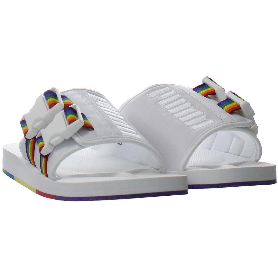 Puma Wilo Lux White Mens Sliders PUMA | Decathlon