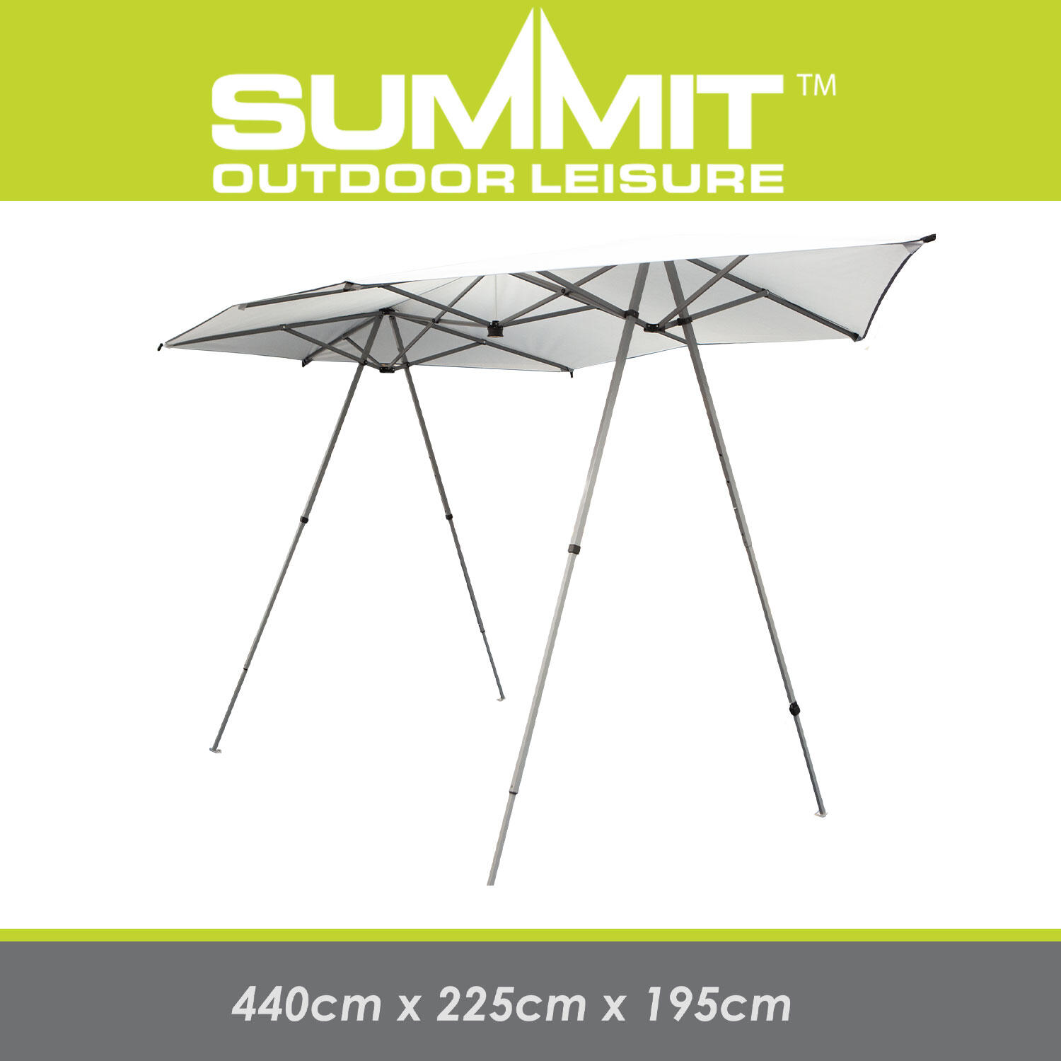 Sun Shade 2-6 People Cooling Material- 4 Position Umbrella Function ...
