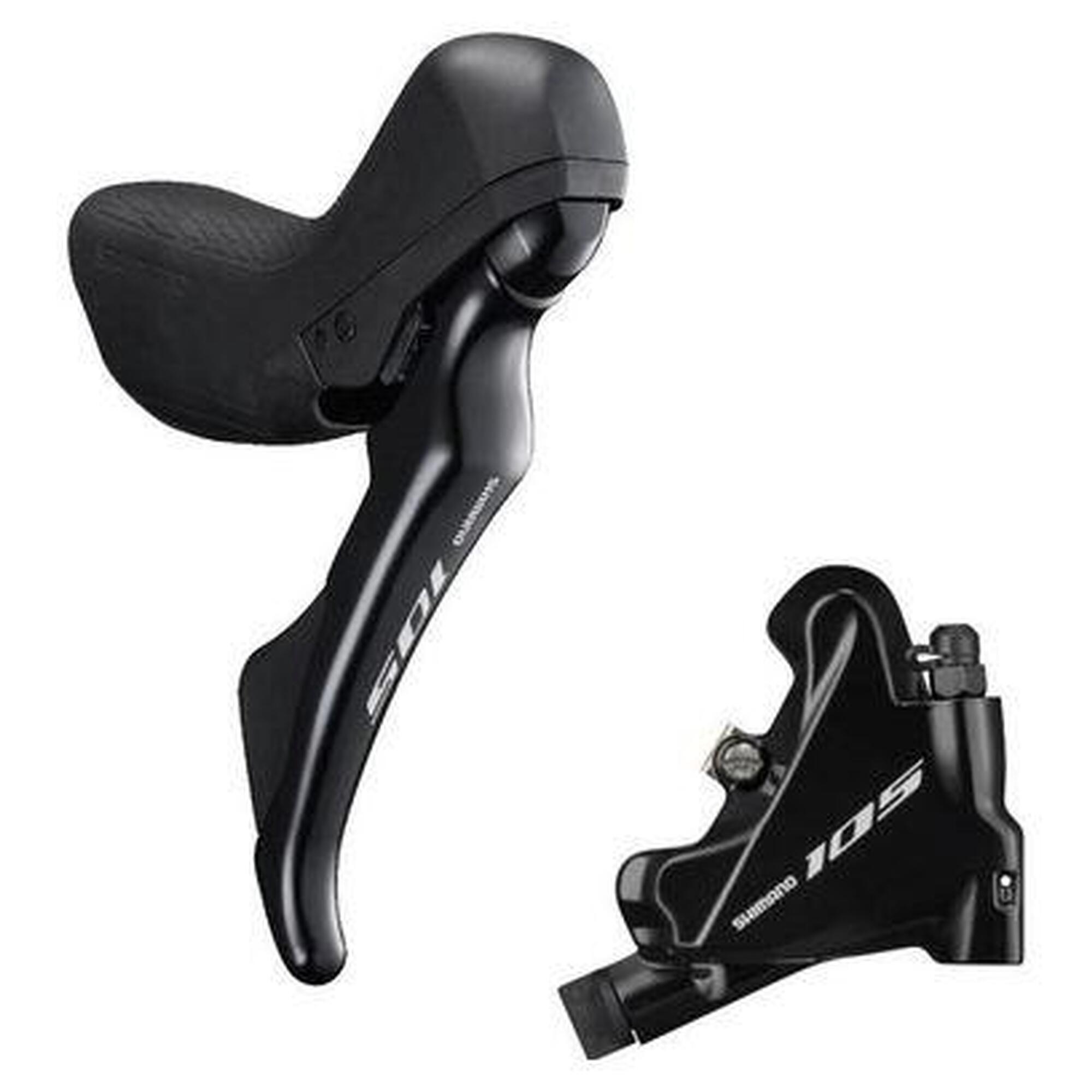 SHIMANO Shimano 105 ST-R7020 Voorschijfrem Hydraulisch 11v (zonder schijf) Flat Mount | Decathlon