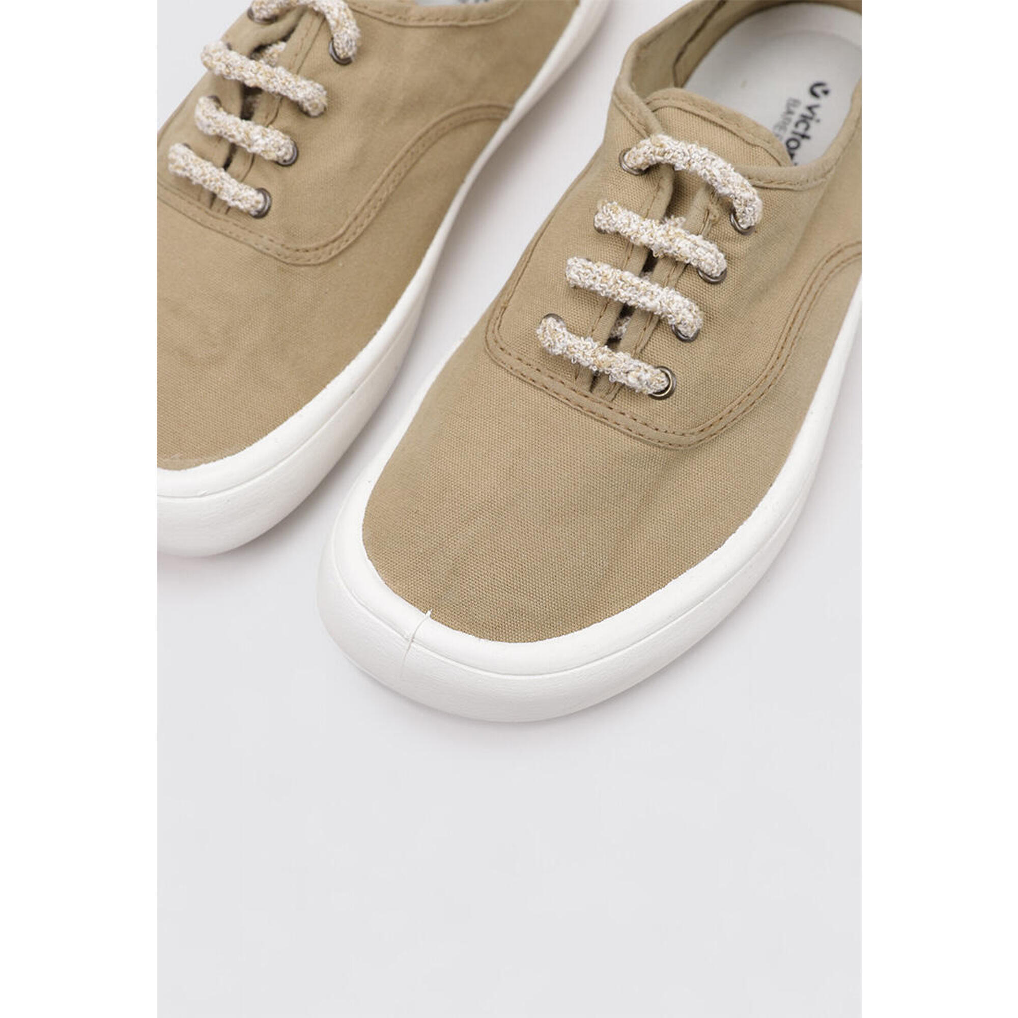 BAREFOOT BAREFOOT Mujer Victoria OLMO BAREFOOT LONA TINTADA DREC Bleu ...