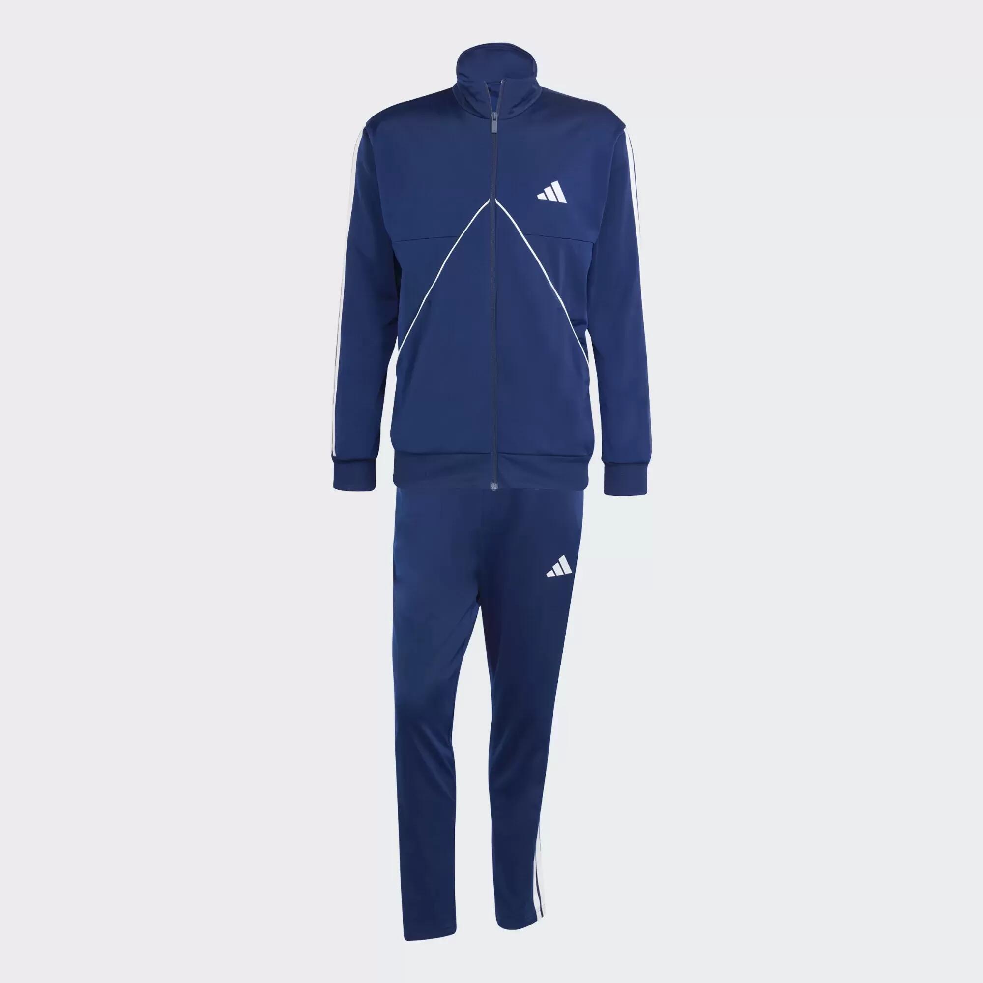 TUTA complete uomo ( acetato-poliestere) adidas blu ADIDAS | Decathlon