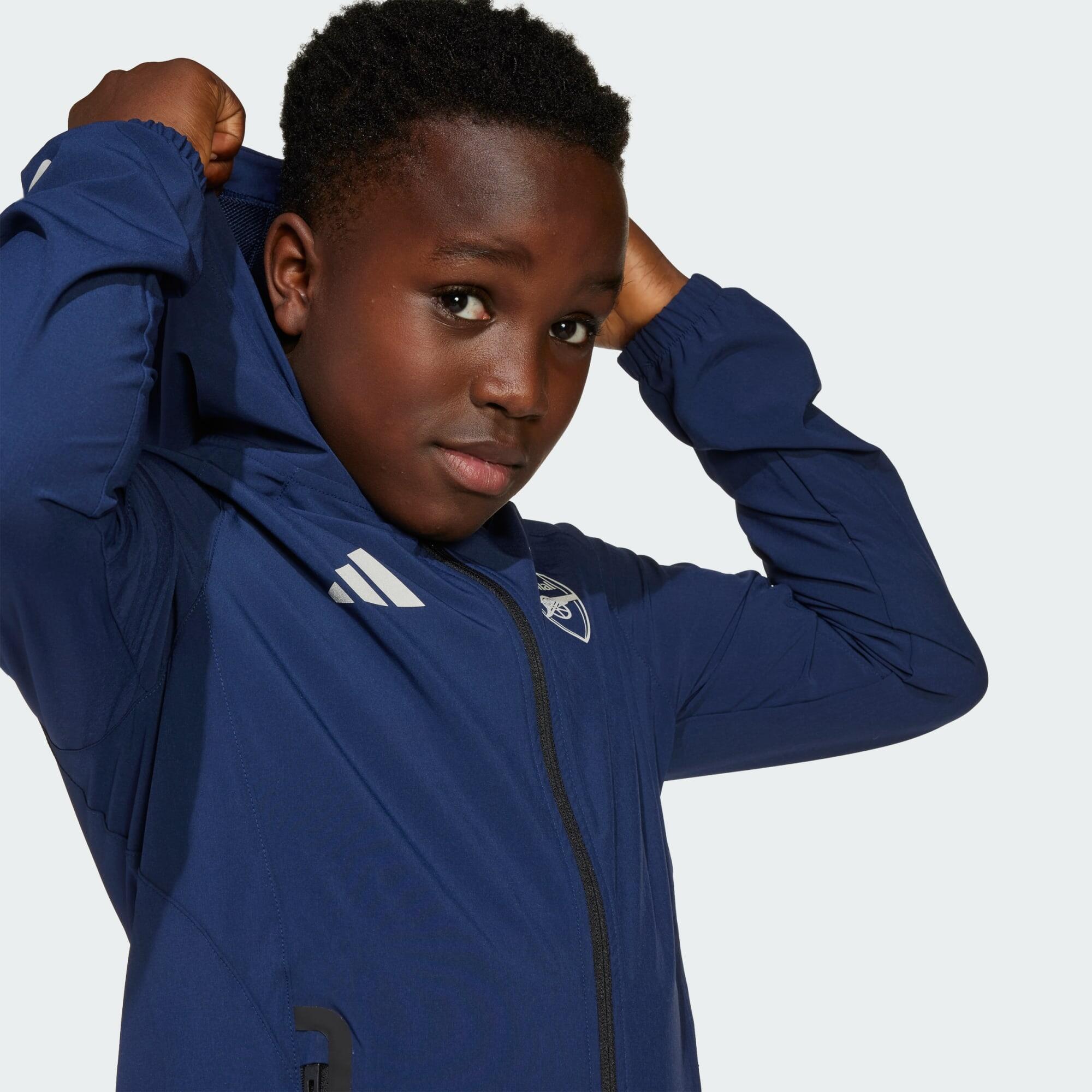 Arsenal Tiro 25 Competition Vis Tech Travel Jacket Kids ADIDAS | Decathlon