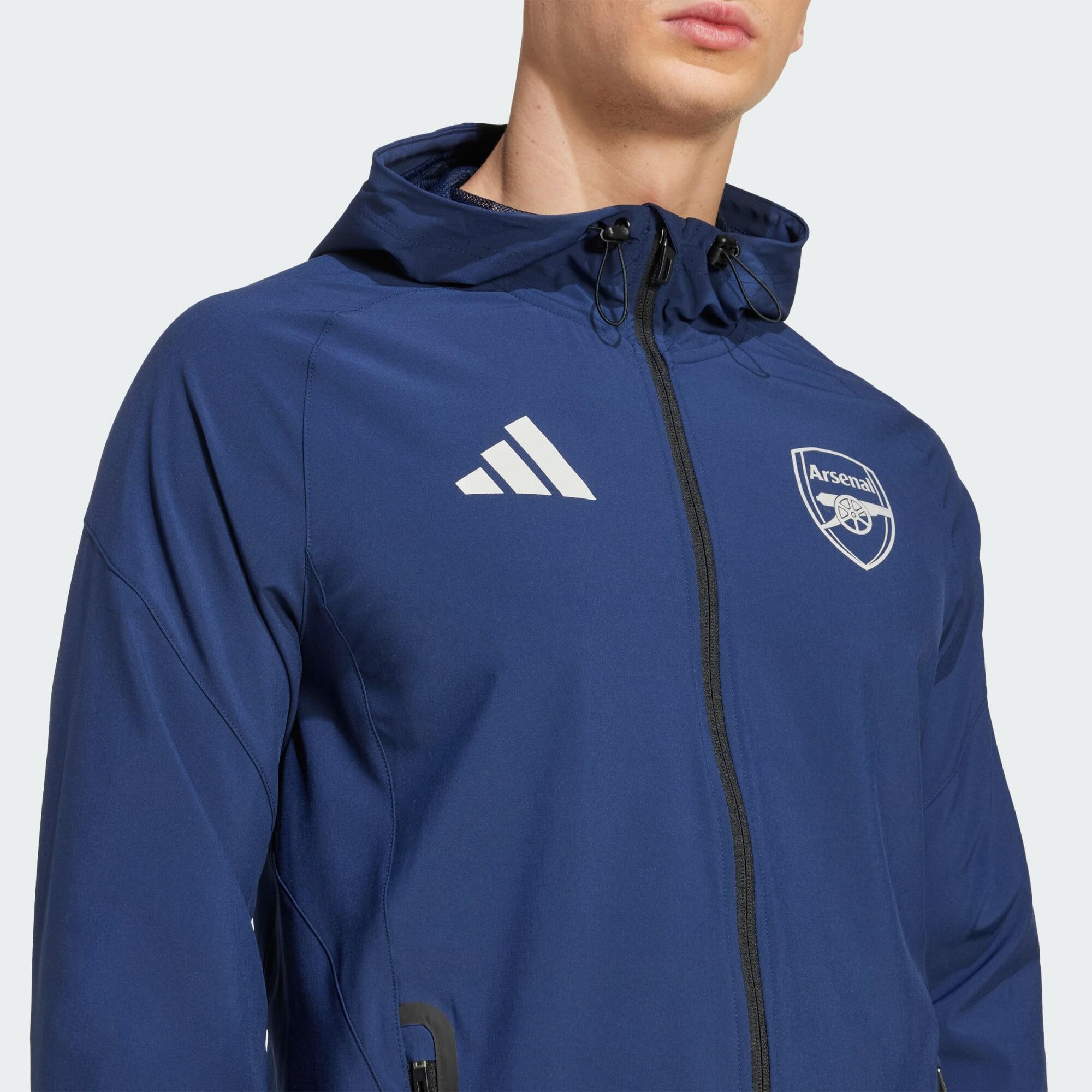 Arsenal Tiro 25 Competition Vis Tech Travel Jacket | Decathlon