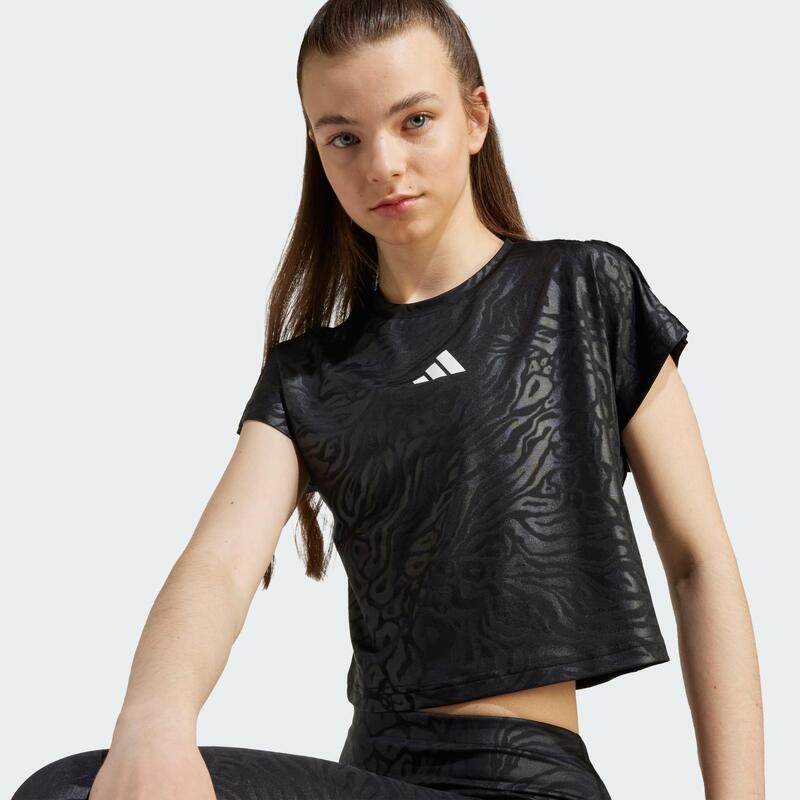 Dětské tričko All Sports Animal Print Crop ADIDAS - Decathlon