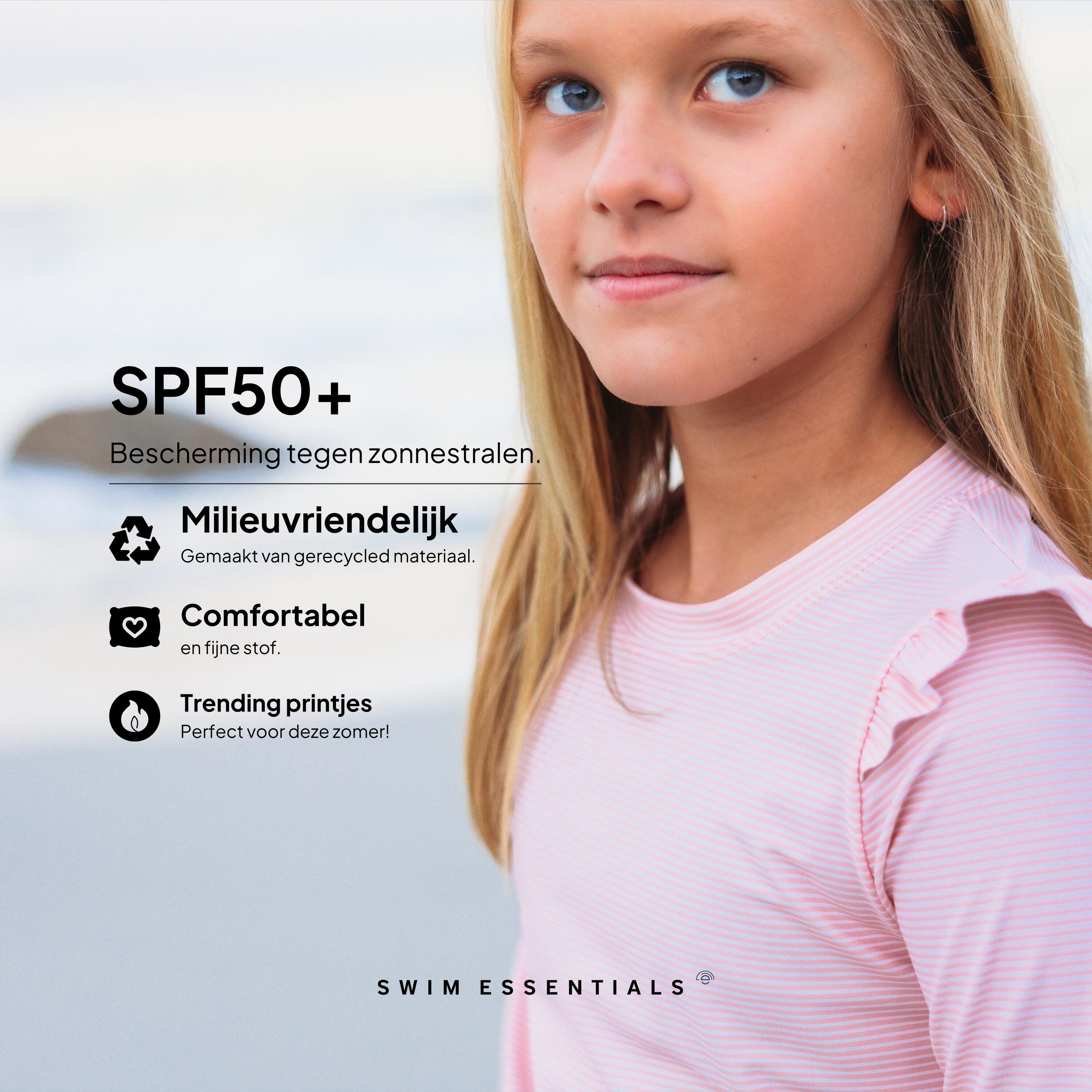 Swim Essentials | Blauw Fruit UV Zwemshirt met lange mouwen - Maat 62/ ...