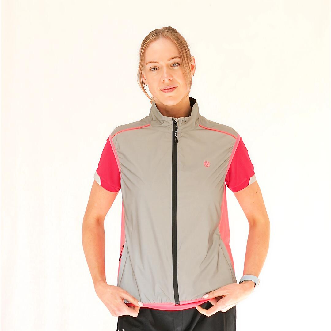 Women’s Reflective Running & Cycling Gilet / Vest | Decathlon