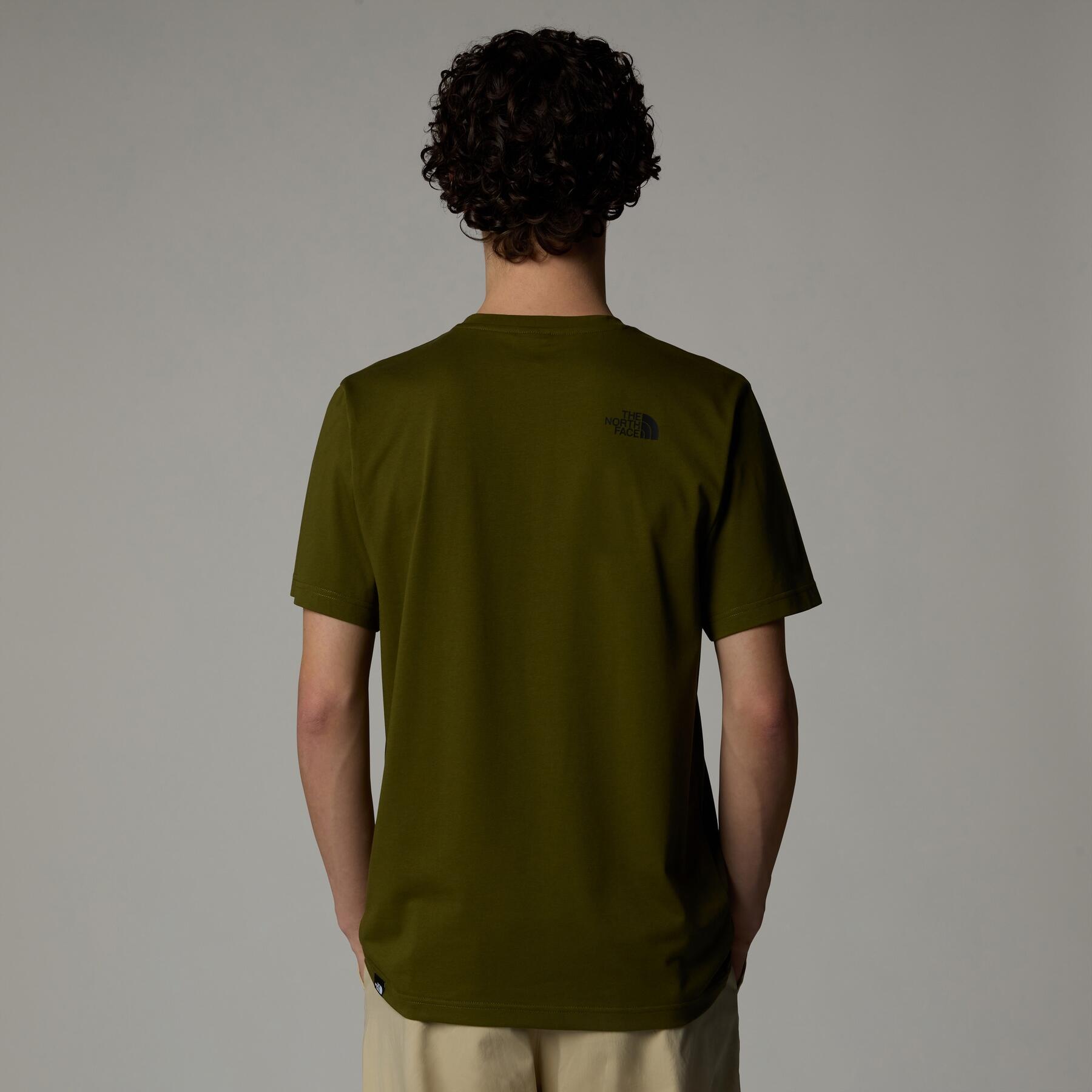 The North Face M SS SIMPLE DOME TEE NF0A87NGPIB GREEN THE NORTH FACE | Decathlon