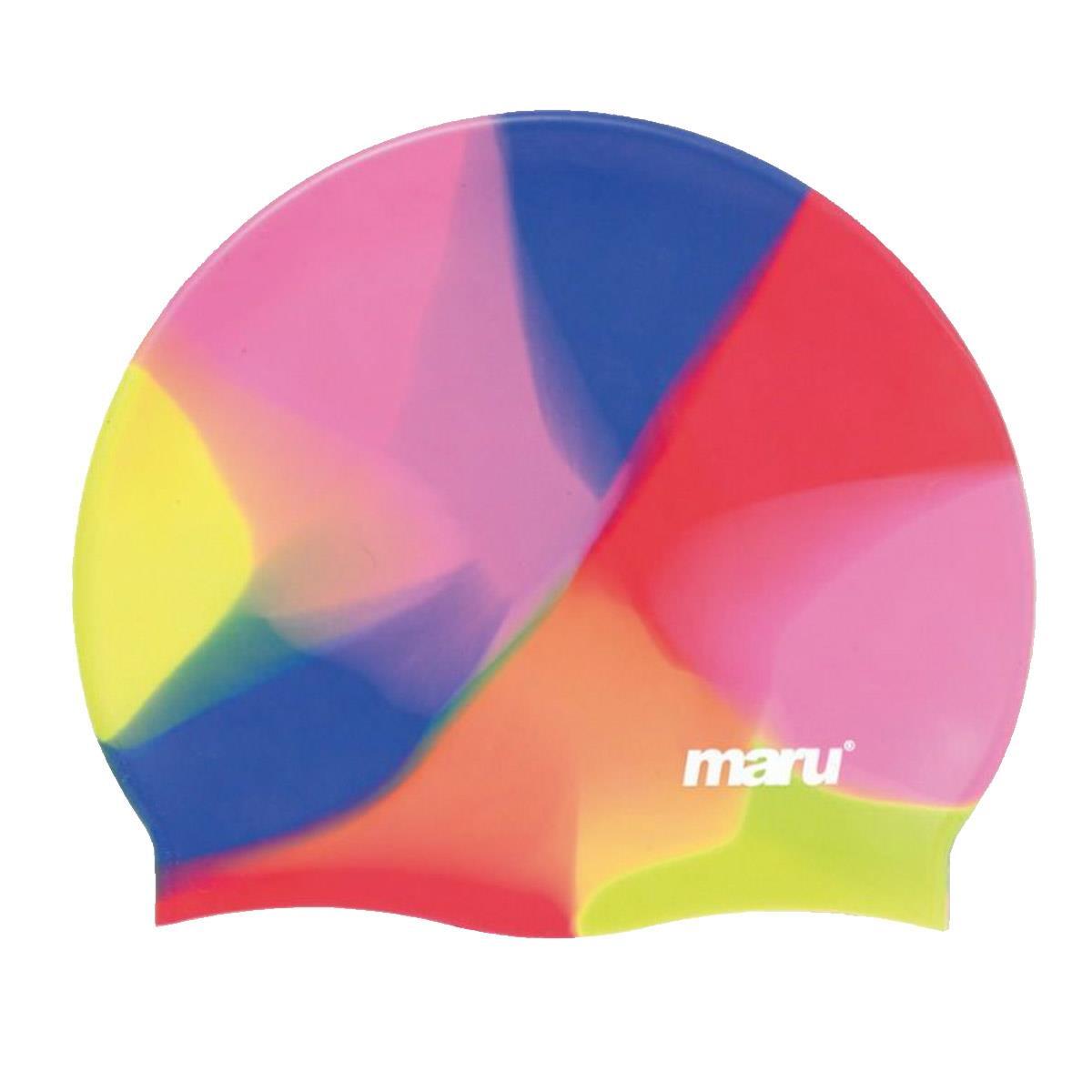Maru Long Hair Multi Silicone Swim Hat MARU | Decathlon