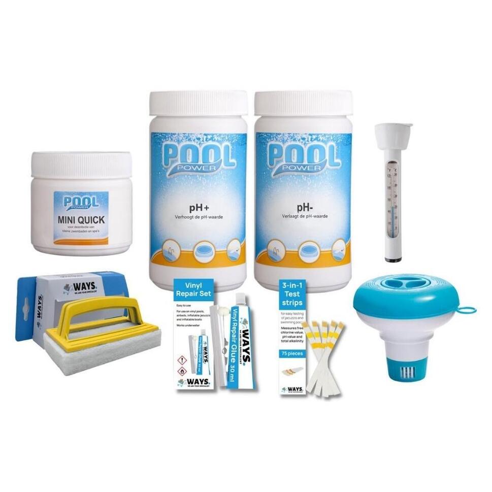 Piscine à cadre rectangulaire - 220 cmx150 cmx60 cm cm + Accessoires ...