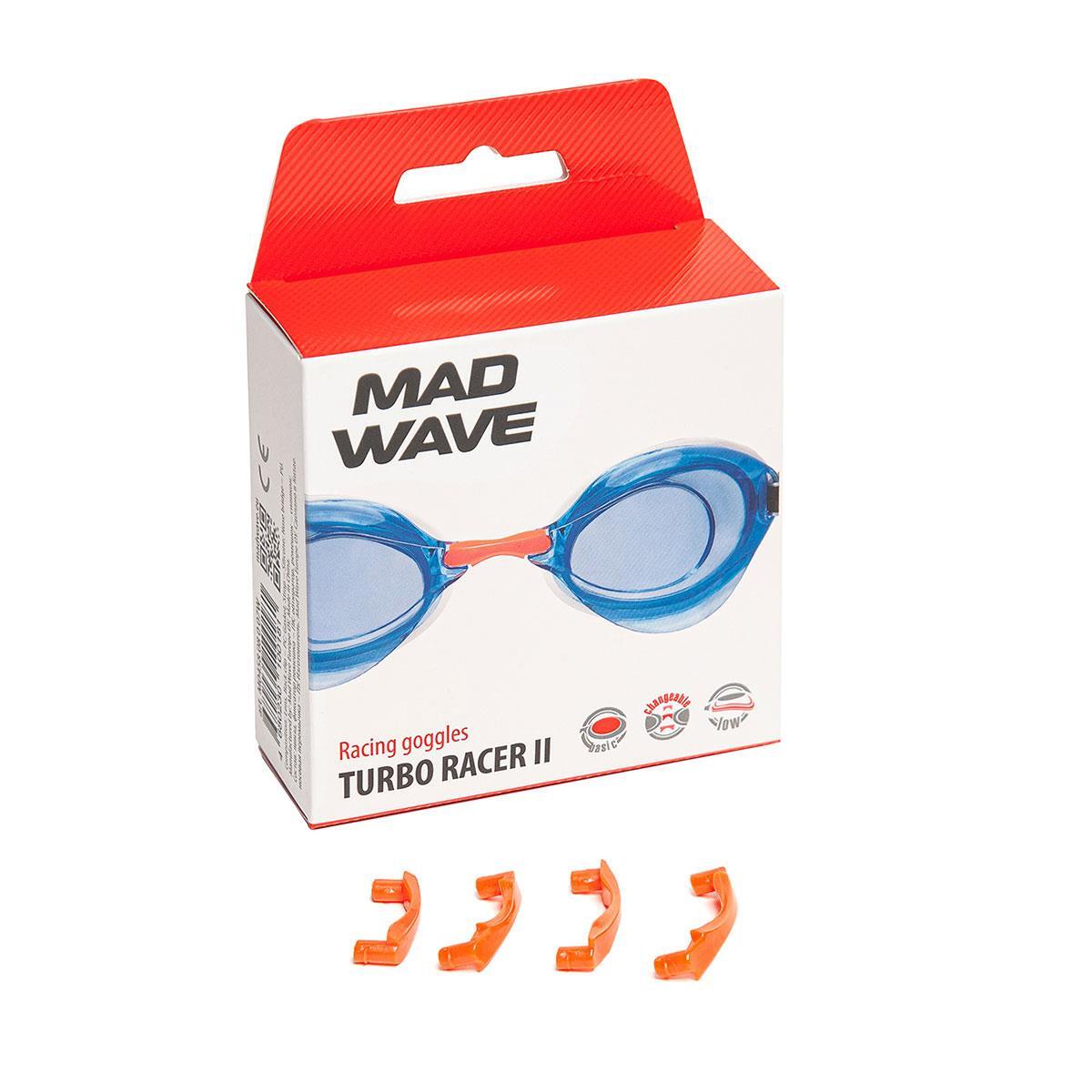 Mad Wave Turbo Racer II goggles - Orange MAD WAVE | Decathlon
