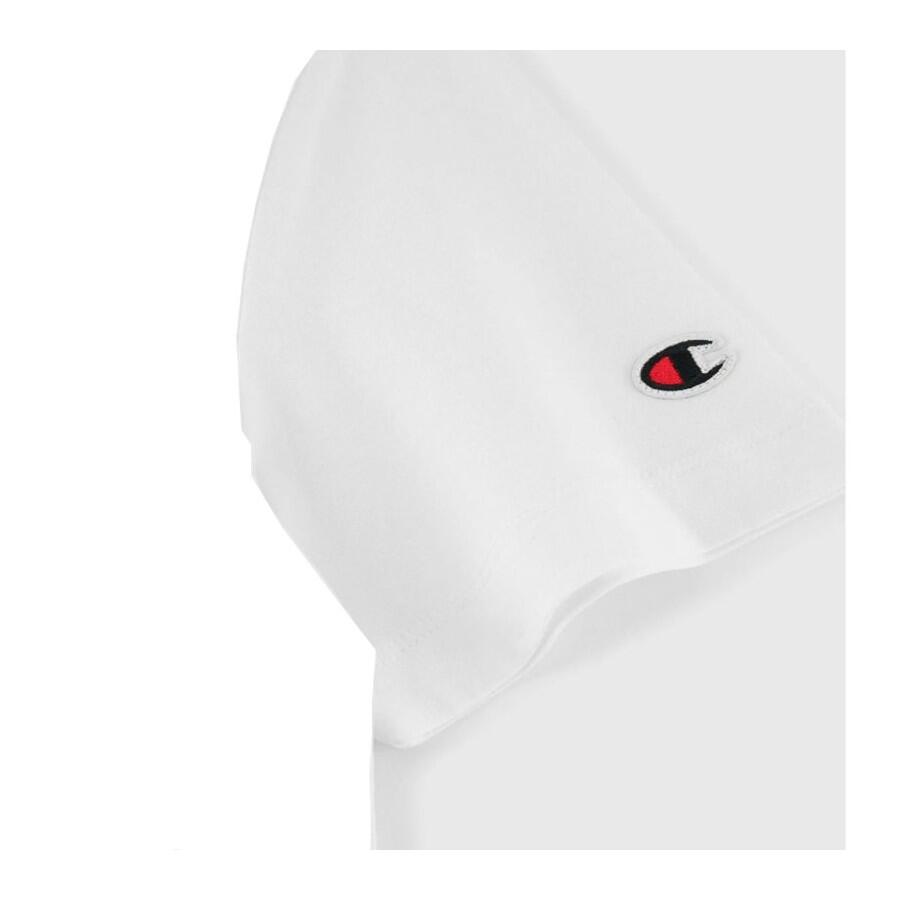 Champion TEE Light Cotton Jersey Donna Logo Grande Cotone Bianco, XL ...