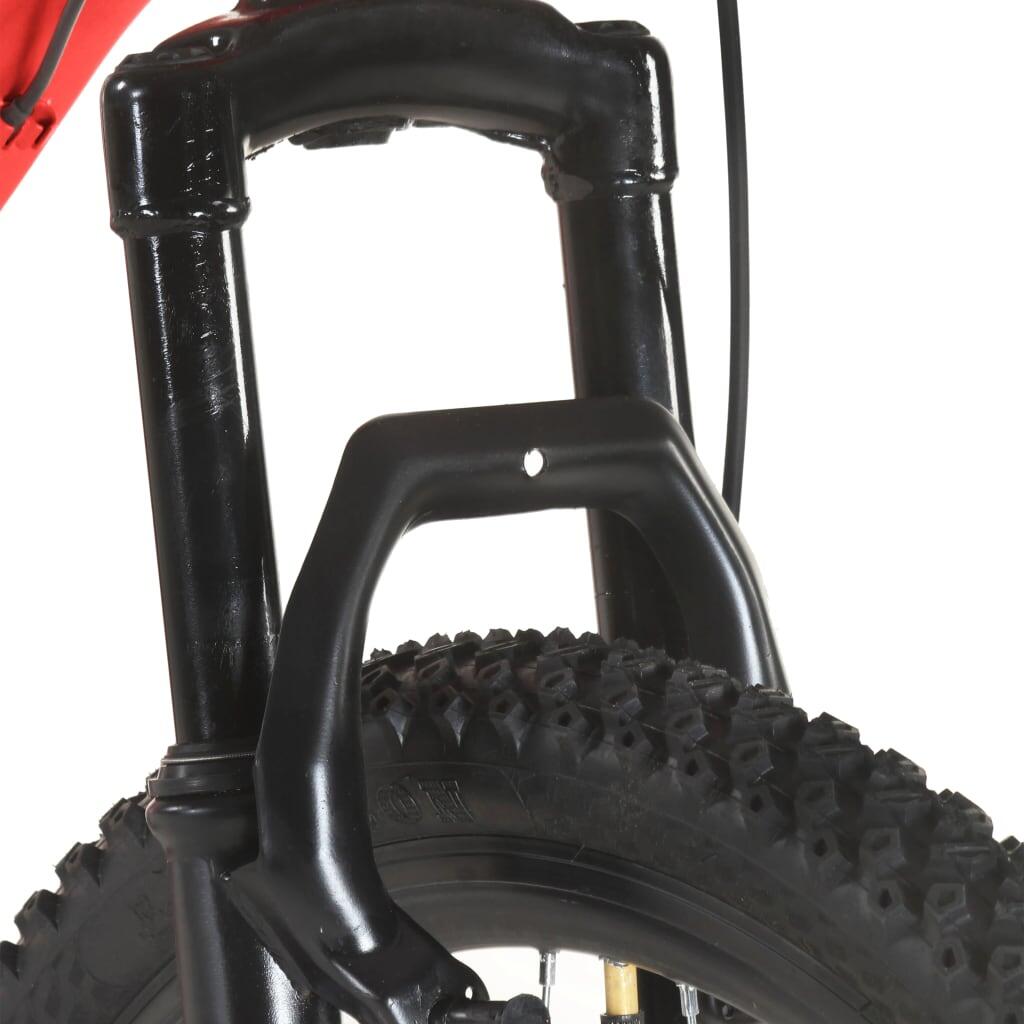 VidaXL Mountain Bike 21-Speed 27.5 inch Wheels 38 cm Frame Red | Decathlon