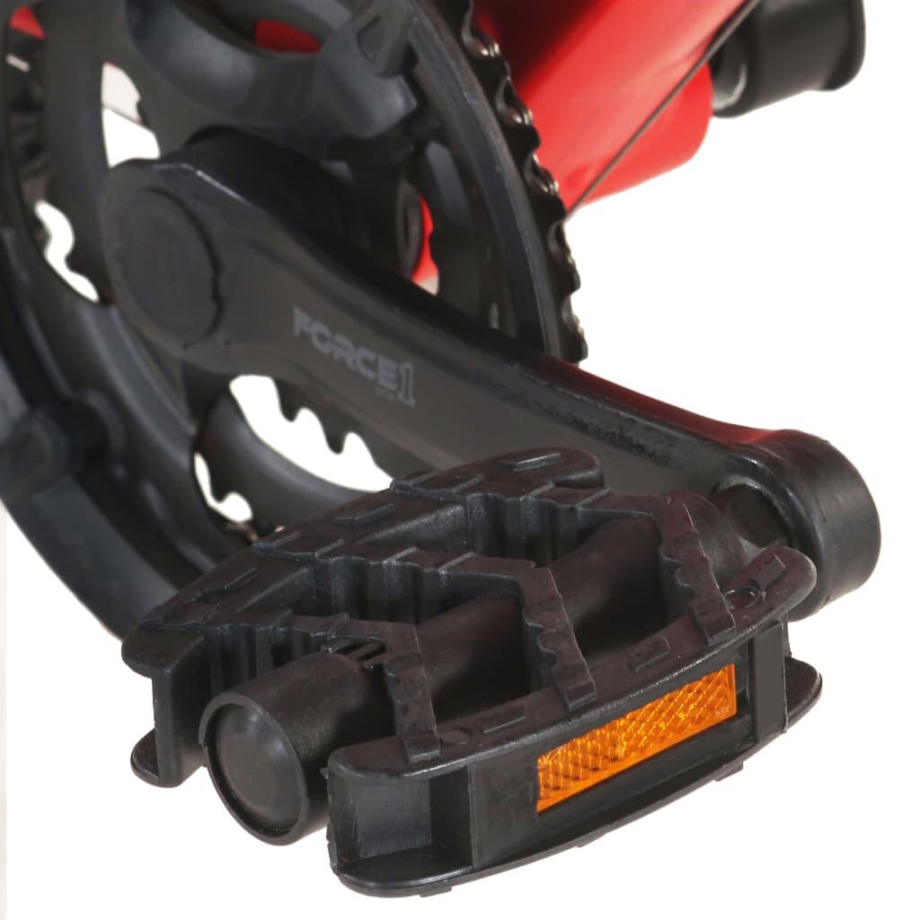 VidaXL Mountain Bike 21-Speed 27.5 inch Wheels 38 cm Frame Red | Decathlon