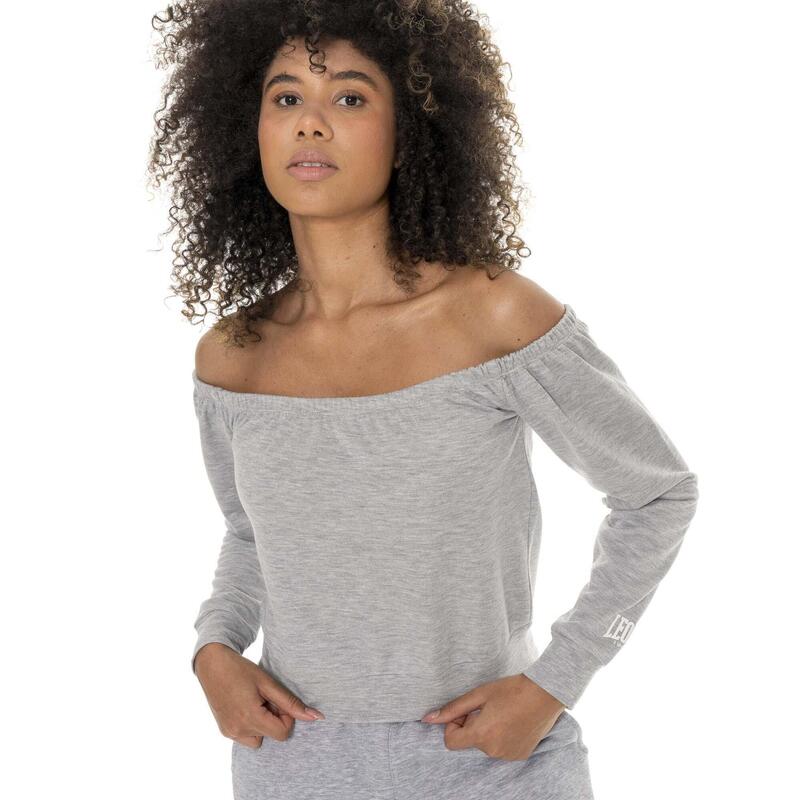 LEONE 1947 APPAREL - Hanorace de damă Leone Be Glam, cu umeri goi ...