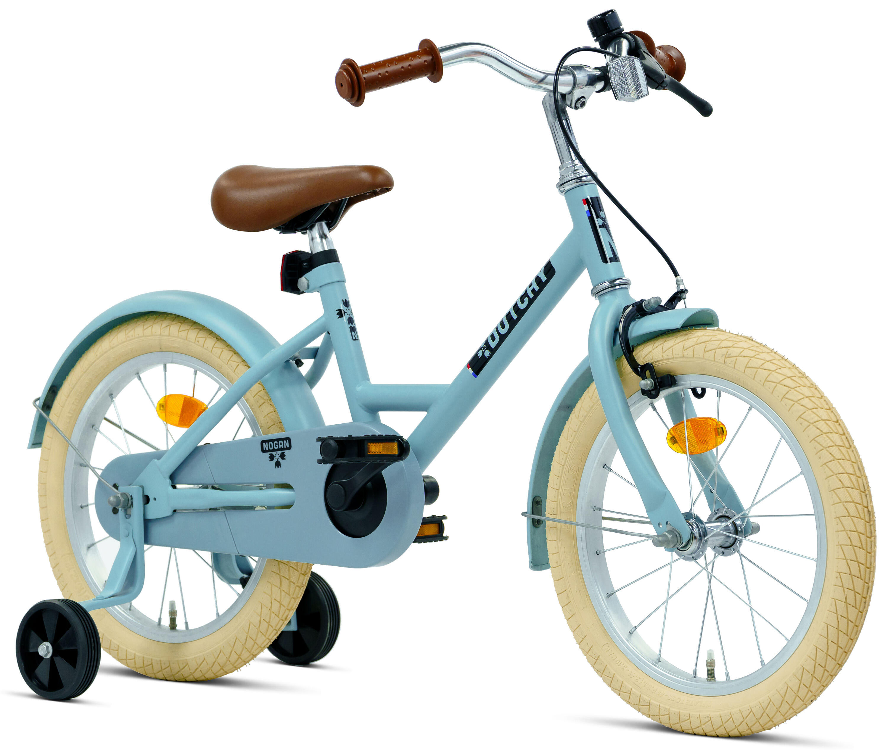 Nogan Dutchy Kinderfahrrad - 16 Zoll - Blau - Inklusive Stützräder ...