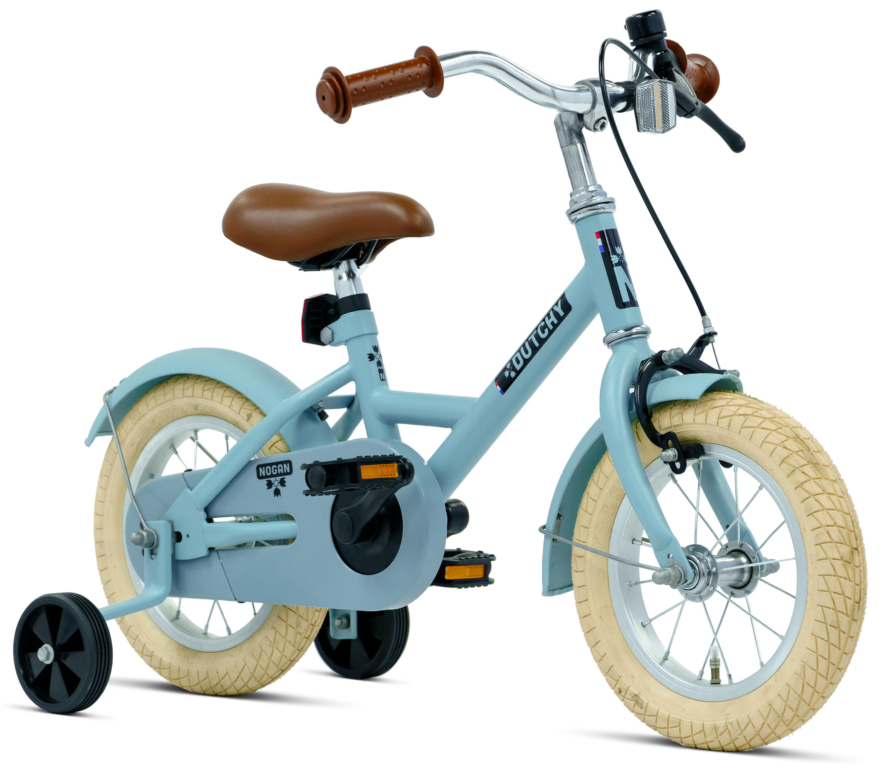 Nogan Dutchy Kinderfahrrad - 12 Zoll - Blau - Inklusive Stützräder ...