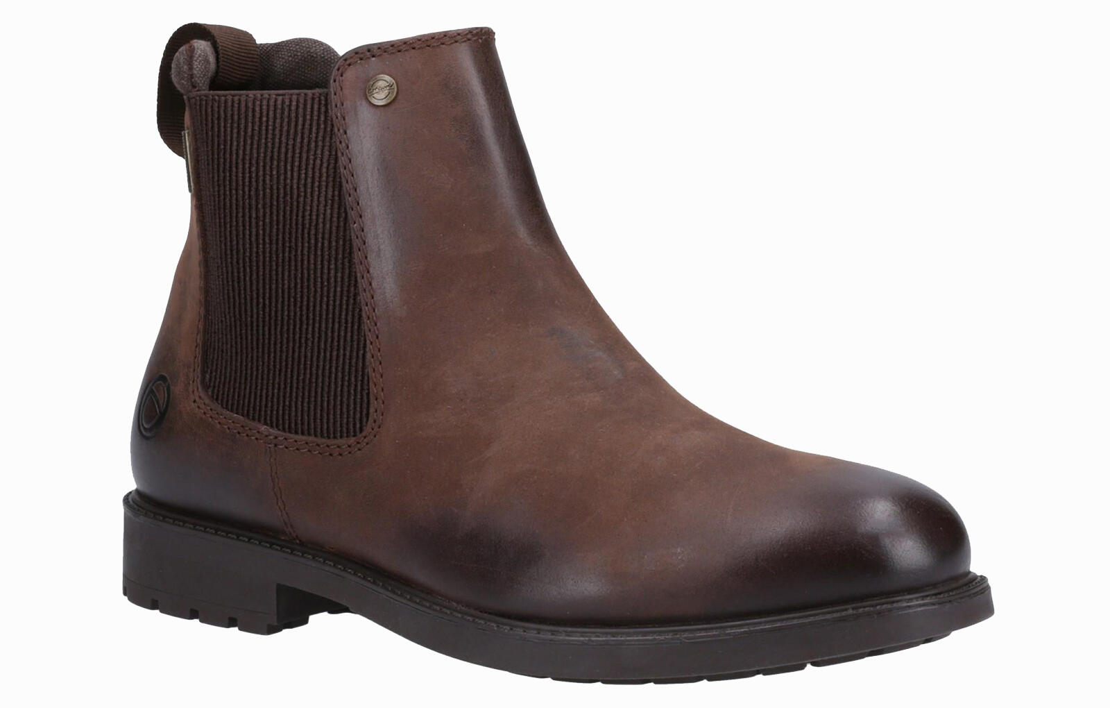 Cotswold Gretton Waterproof Men's Chelsea Boots with Memory Foam, Brown ...