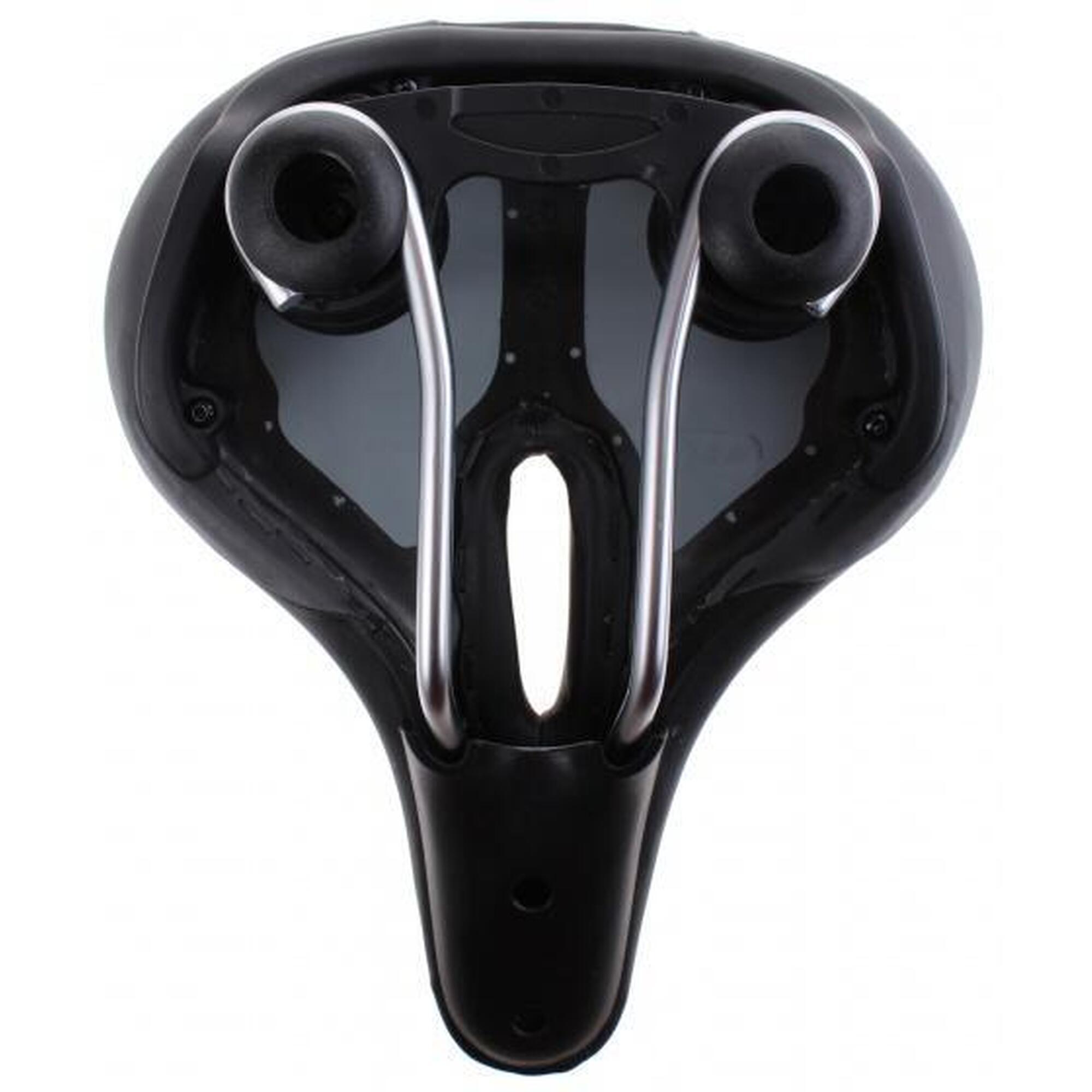 Velo Plush Tour nyereg 270 x 215 mm férfi fekete VELO - Decathlon