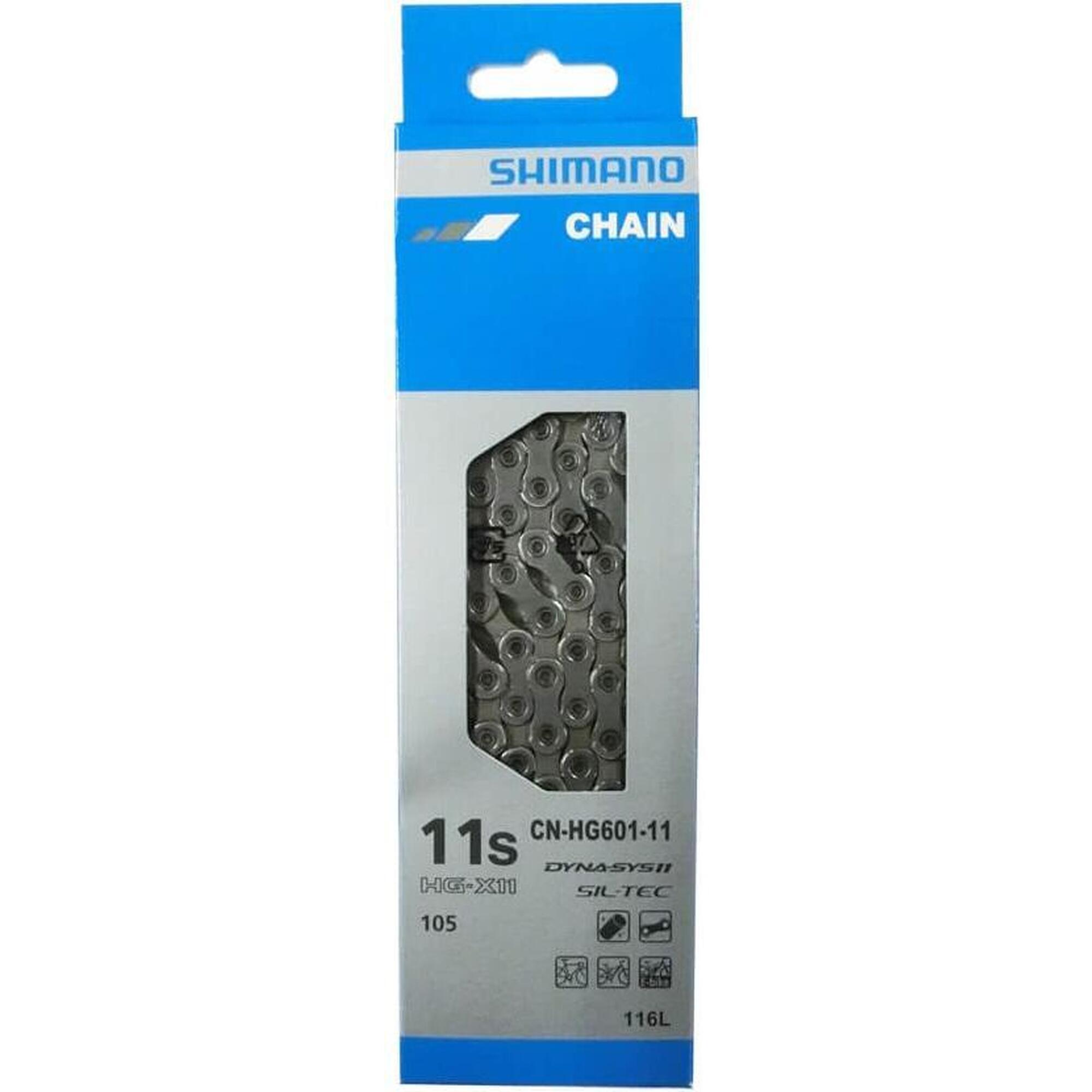 Chaîne de vélo 11 Speed Hg601 105 Race/Mtb/E-Bike - 116 maillons ...