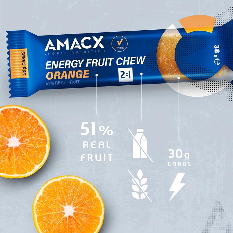Energy Fruit Chew Orange | 12 pack AMACX | Decathlon