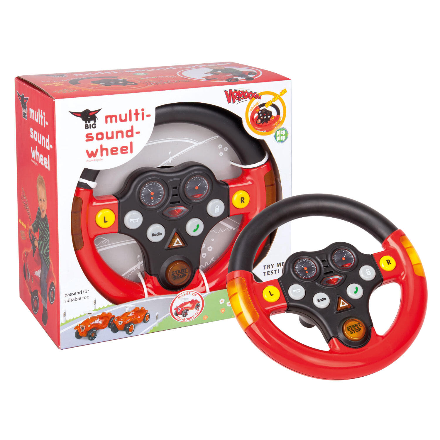 Large Play Steering Wheel with Sound BIG | Decathlon