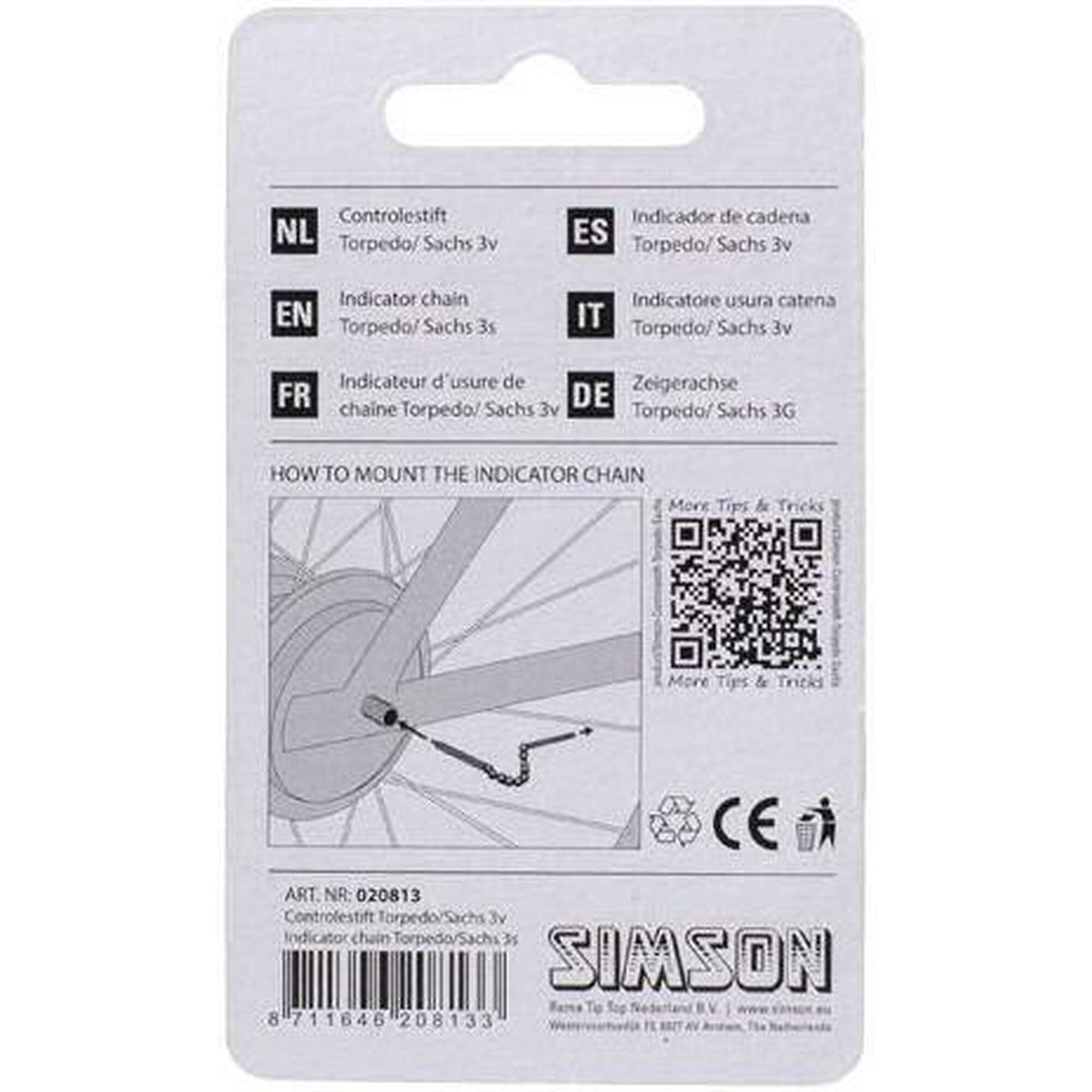 SIMSON Simson Versnellingspin voor Torpedo/Sachs | Decathlon