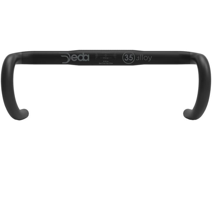 Guidon Deda Send M35 RHM 46cm en aluminium noir DEDA | Decathlon